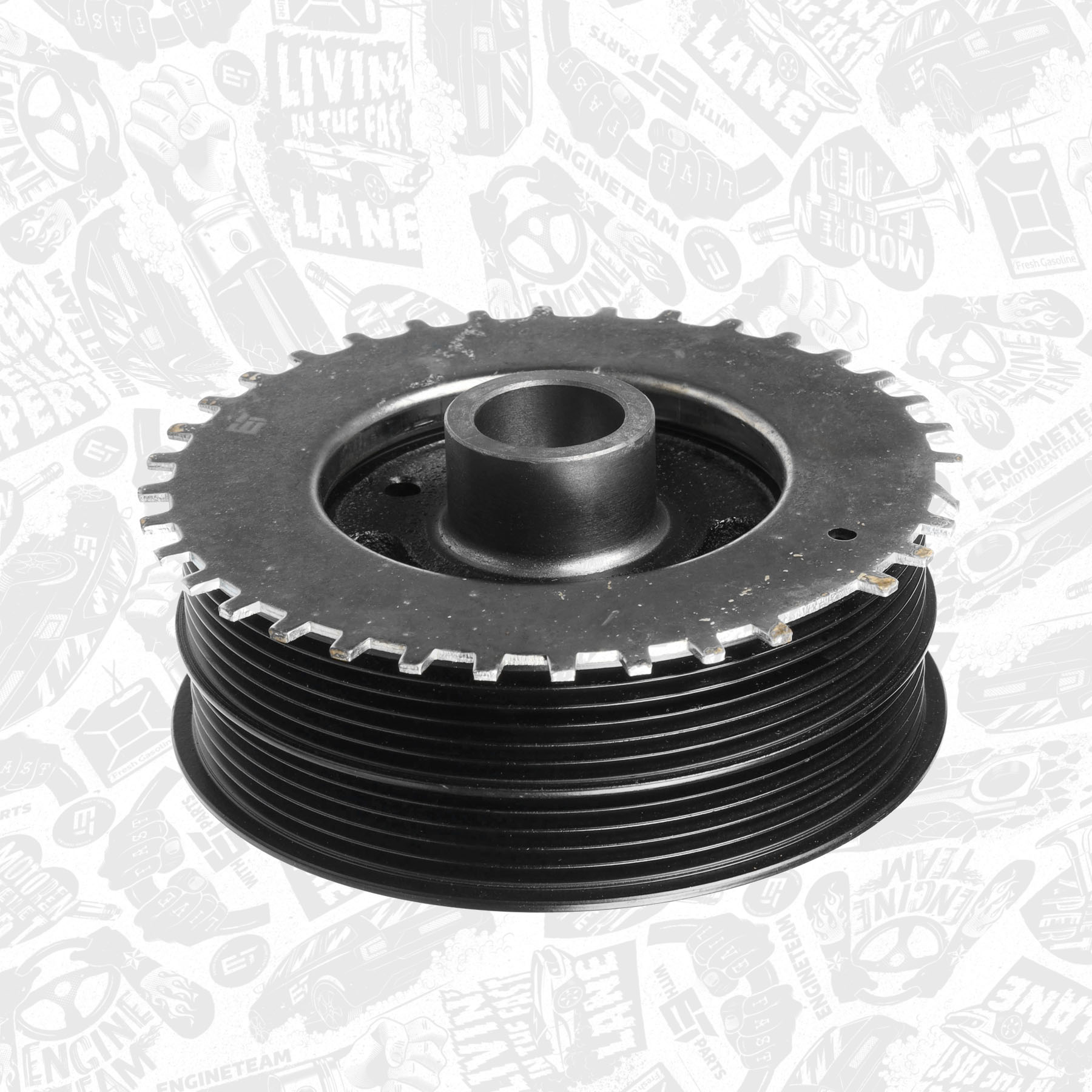 Belt Pulley, crankshaft - PC0019 ET ENGINETEAM - 1251672, 1332899 ...