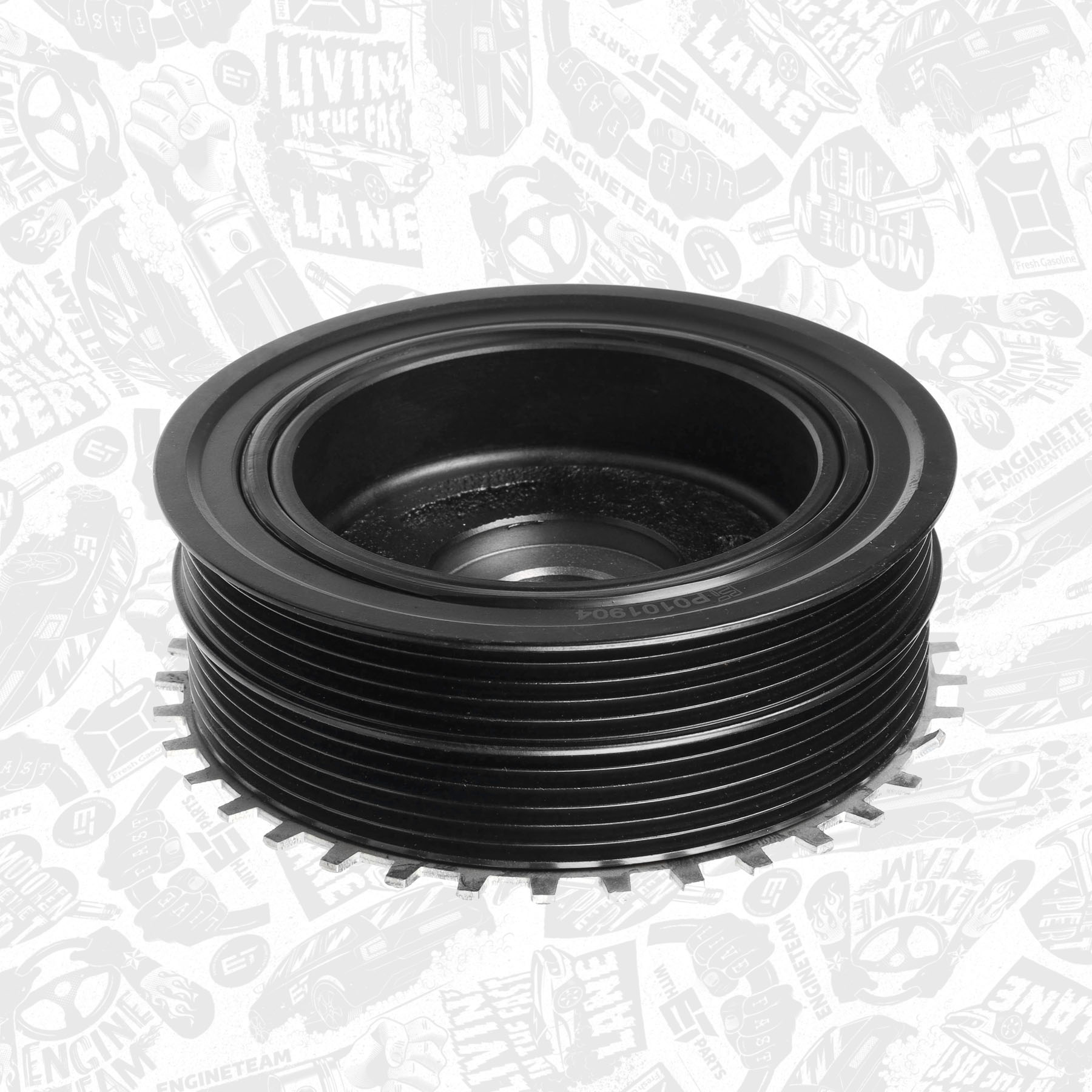 Belt Pulley, crankshaft - PC0019 ET ENGINETEAM - 1251672, 1332899 ...