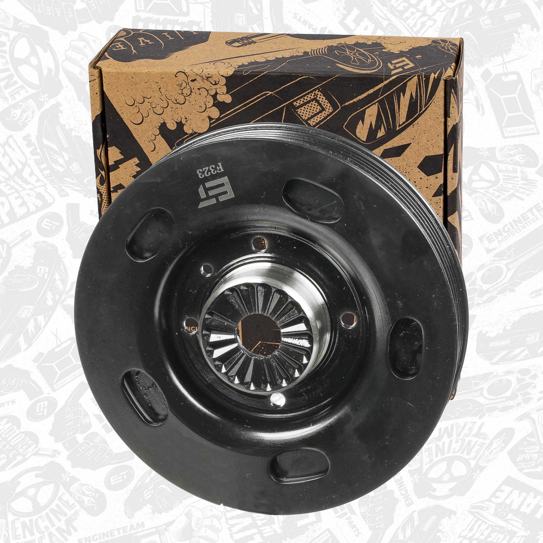 Belt Pulley, crankshaft - PC0028 ET ENGINETEAM - 06H105243K, 06H105243G ...