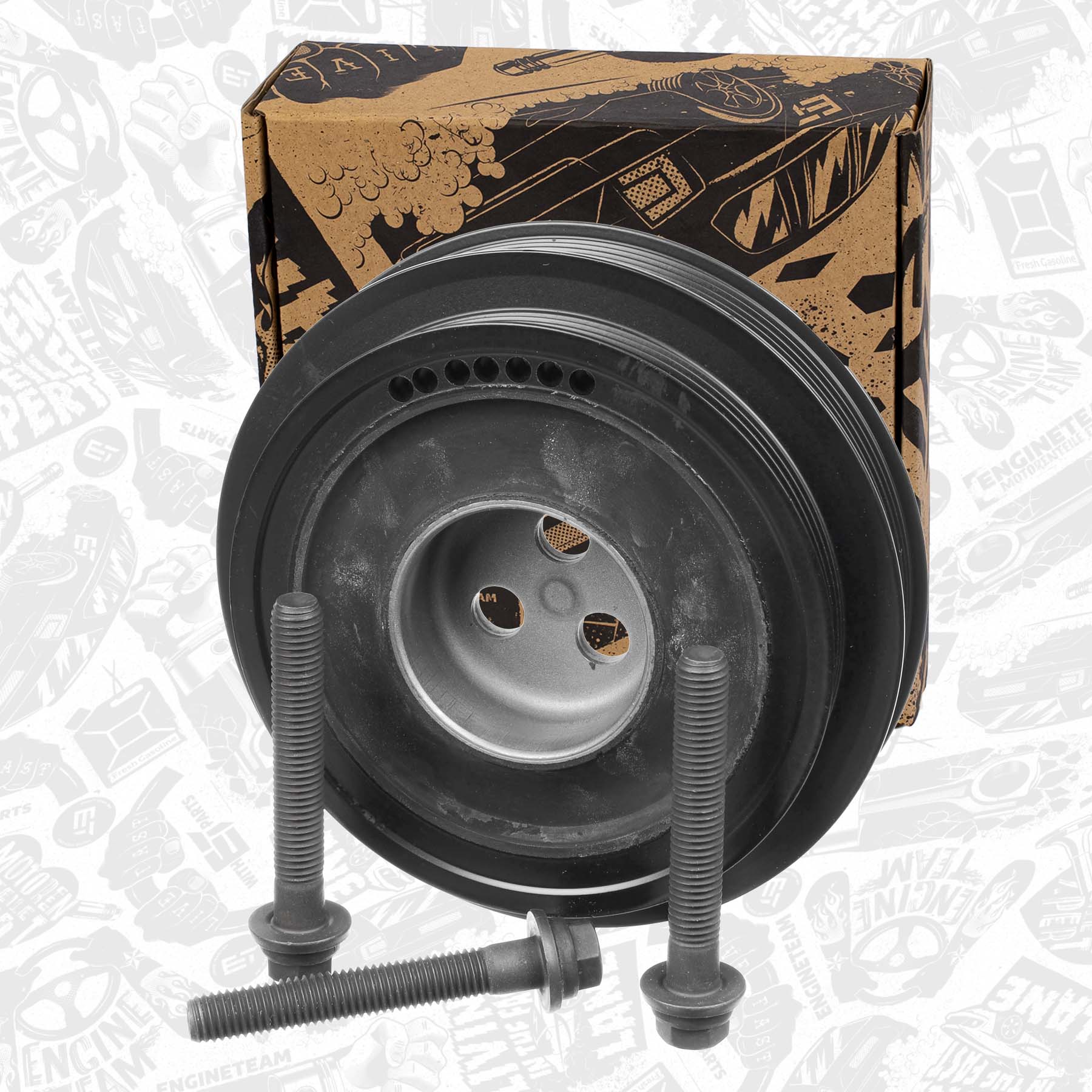 Belt Pulley, crankshaft - PC0029 ET ENGINETEAM - 0515T1, 1372498 ...