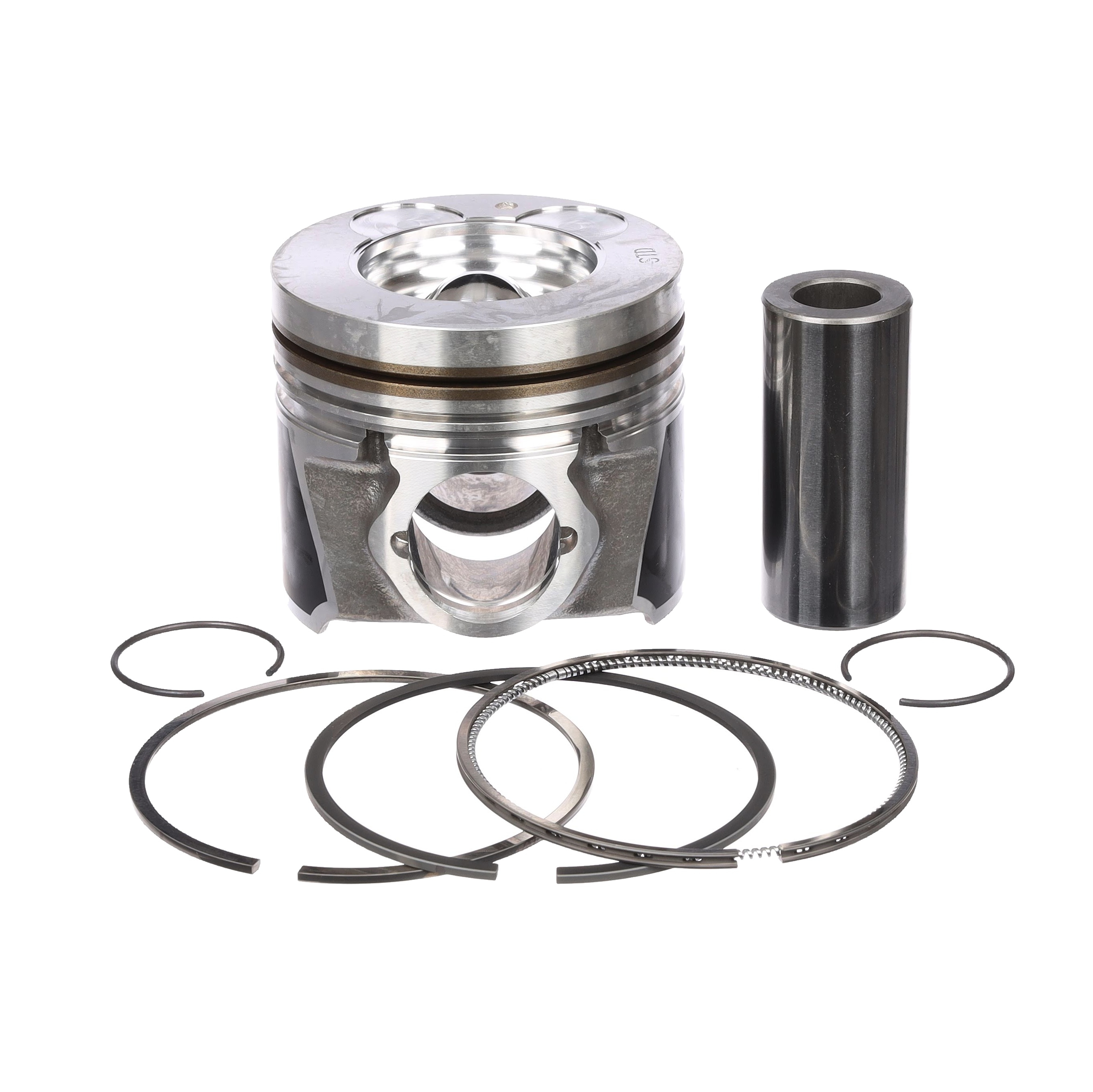 Piston with rings and pin - PM004100 ET ENGINETEAM - 23410-2A961, 23410 ...