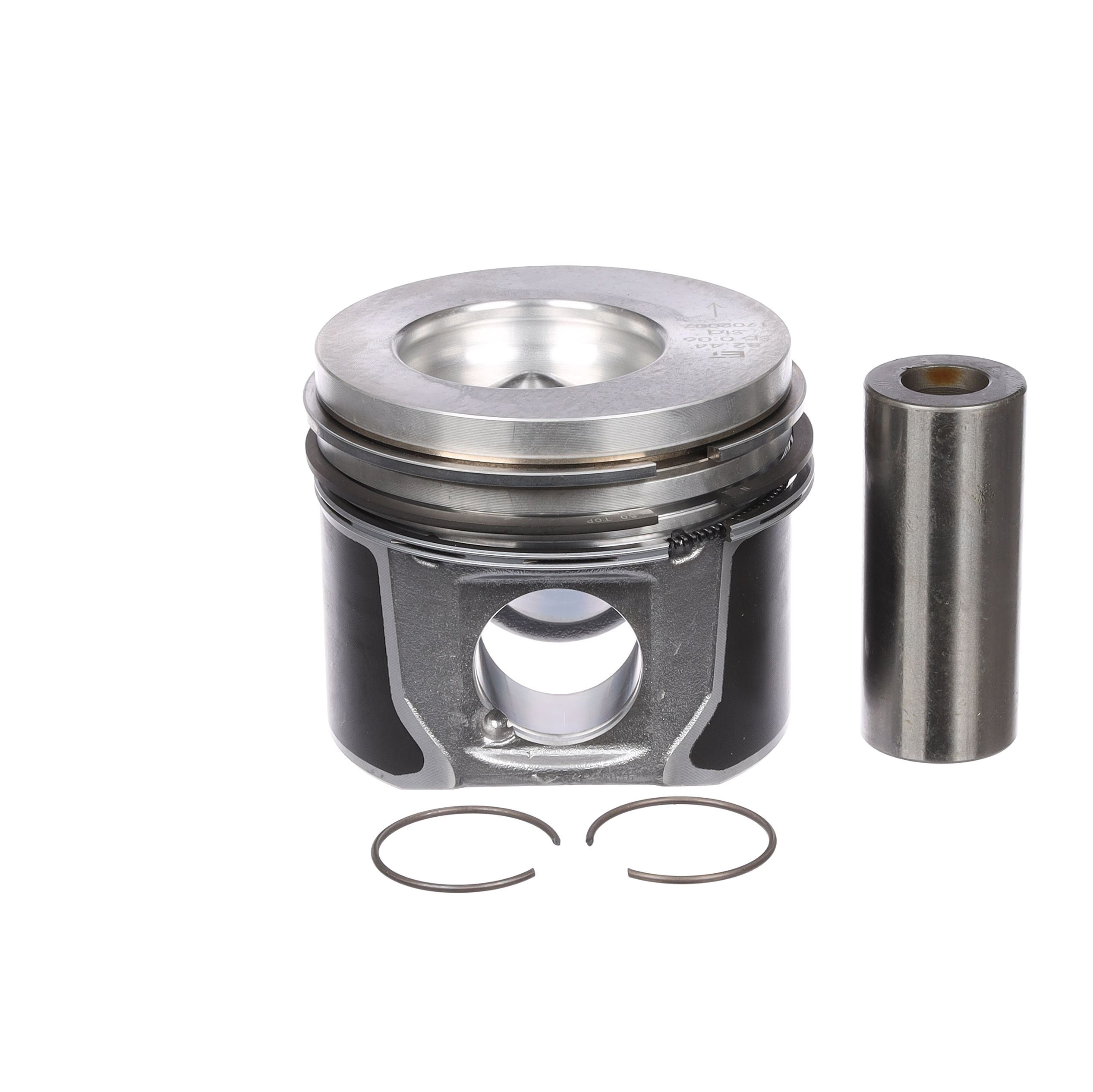 Piston with rings and pin - PM006250 ET ENGINETEAM - 87-437007-10 ...