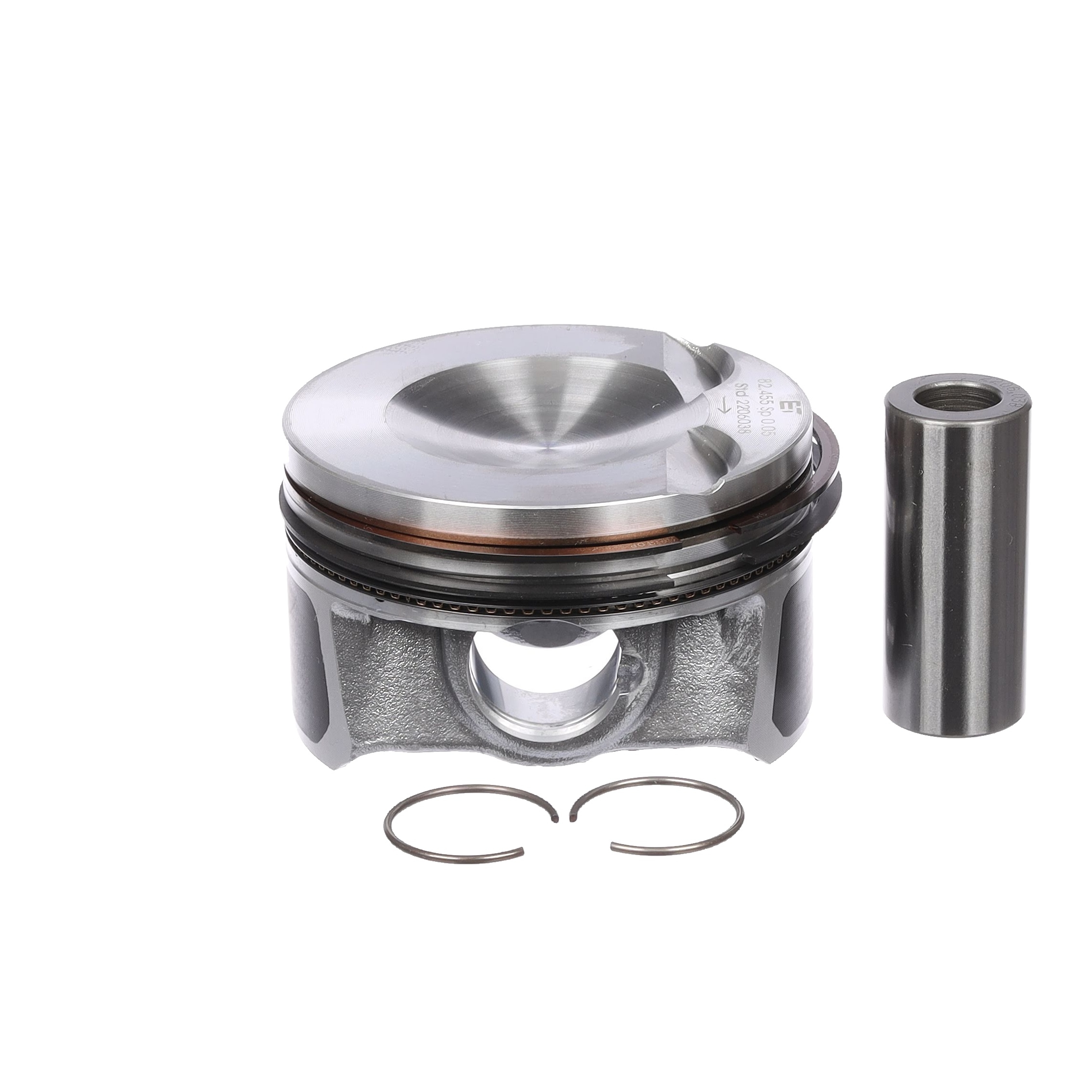 Piston with rings and pin - PM007000 ET ENGINETEAM - 06H107065DM ...