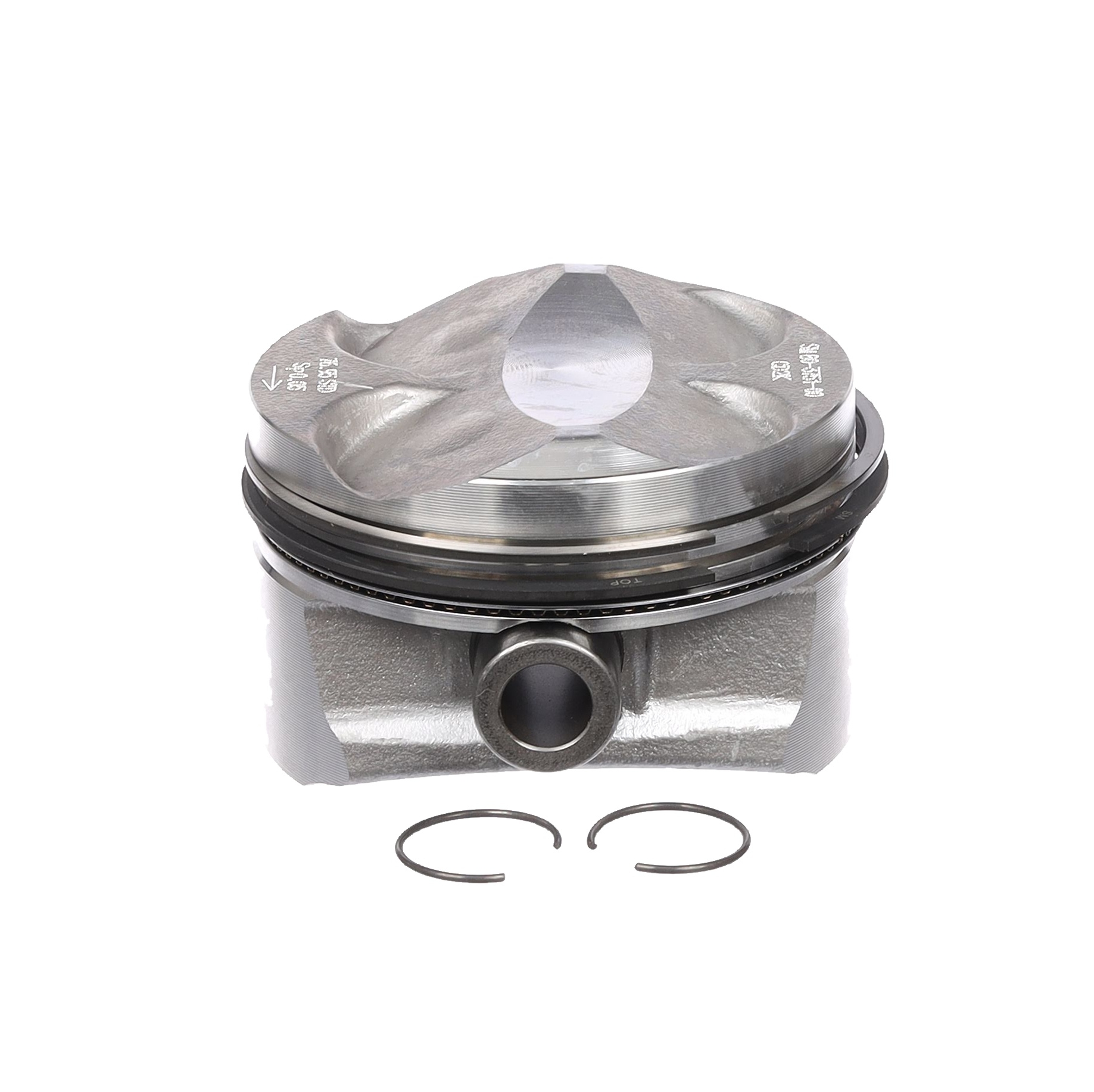 Piston with rings and pin - PM008850 ET ENGINETEAM | ET ENGINETEAM