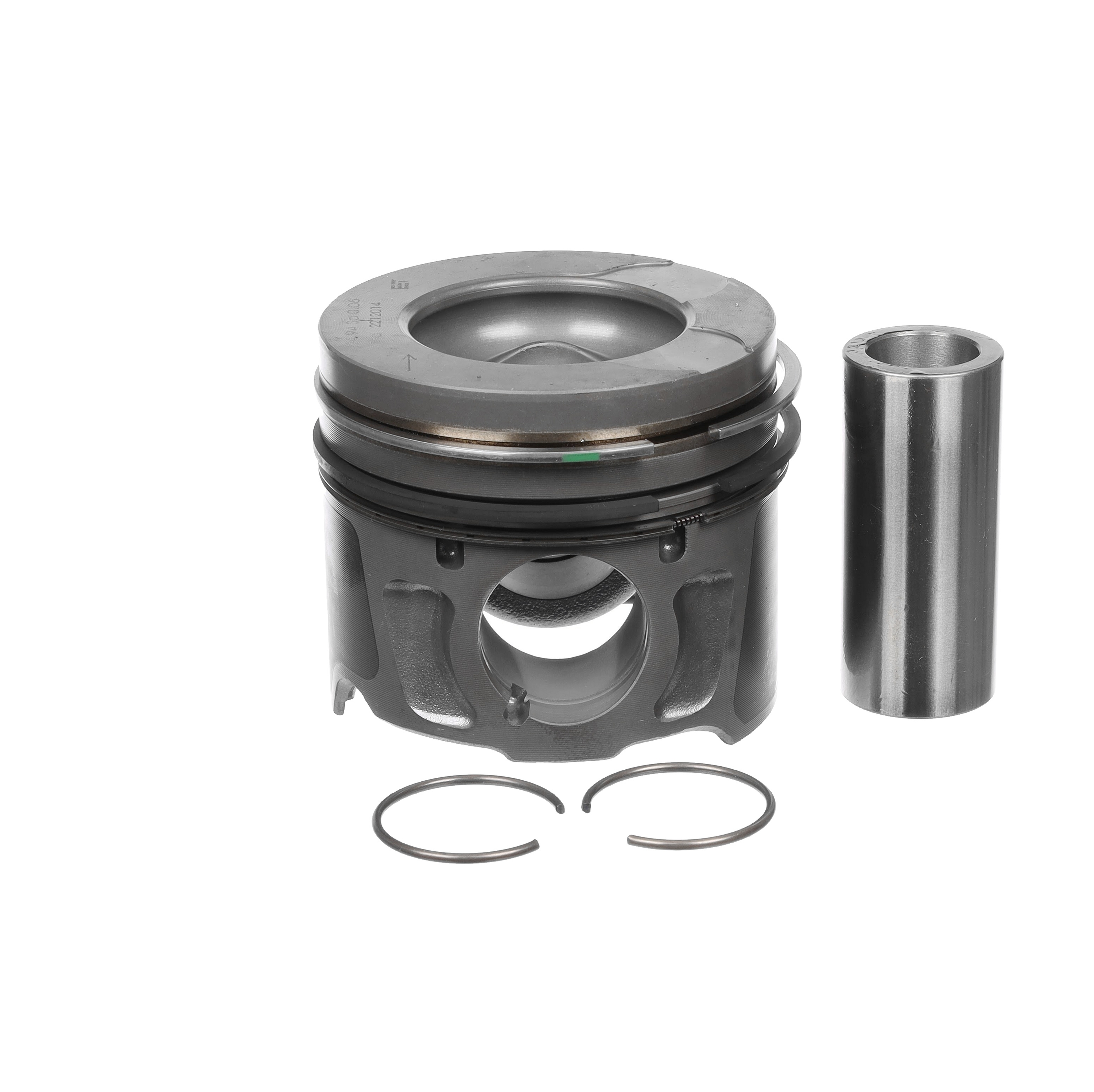 Piston with rings and pin - PM010560 ET ENGINETEAM | ET ENGINETEAM