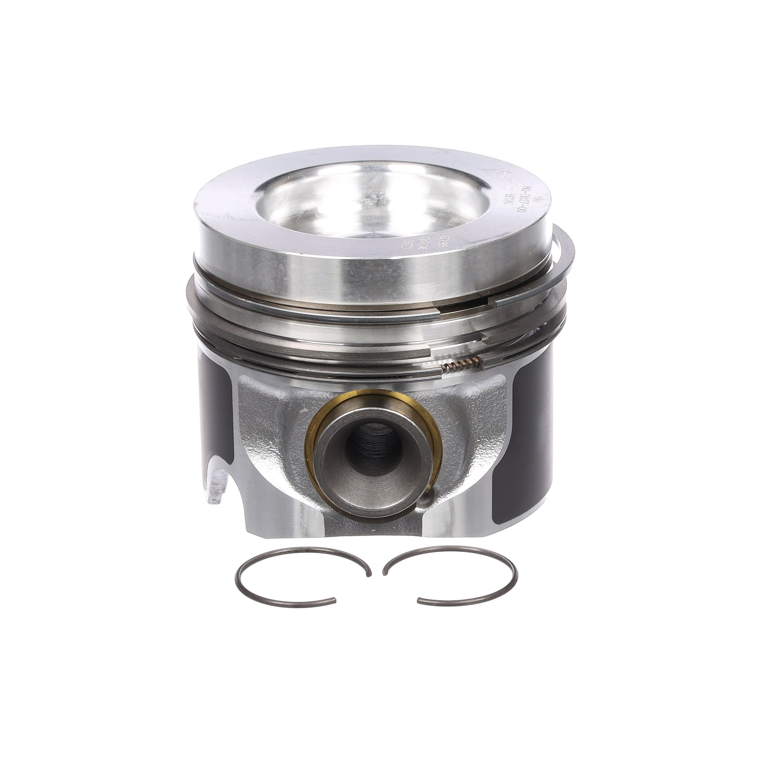 Piston with rings and pin - PM012250 ET ENGINETEAM - 028PI00129002 ...