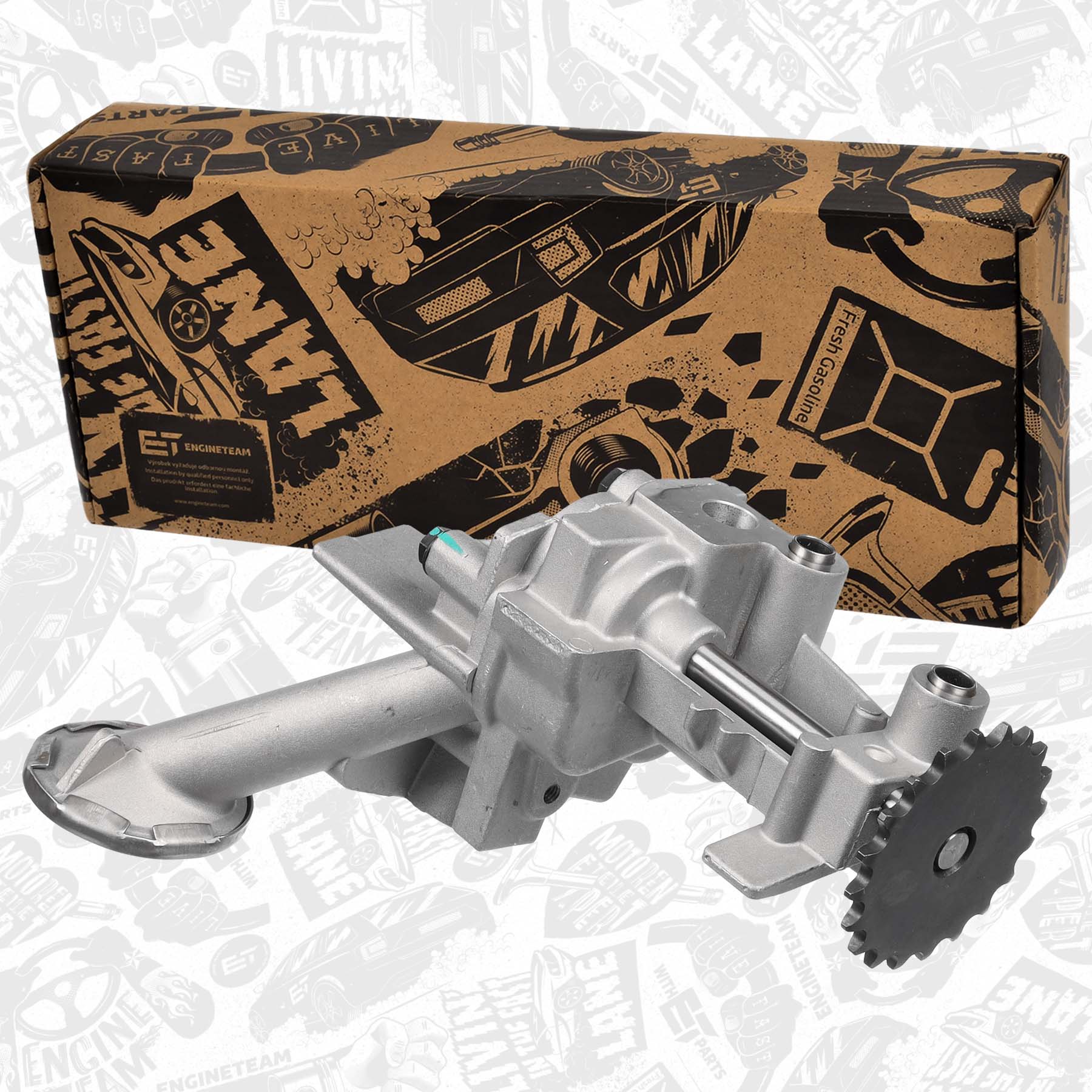 Oil Pump - PU0062 ET ENGINETEAM - 15010-00Q0B, 16100-67JG2, 4401771 ...