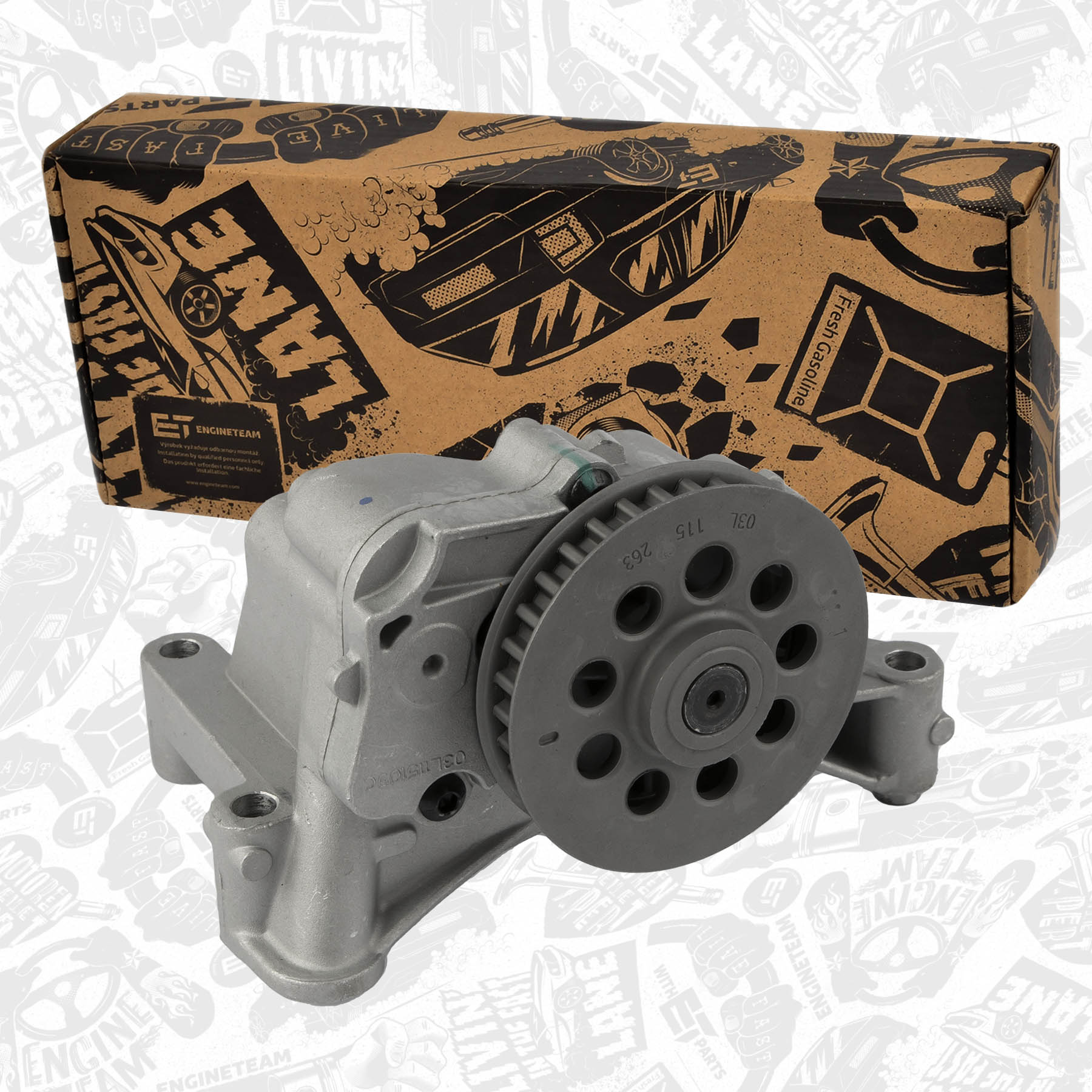 Oil Pump - PU0103 ET ENGINETEAM - 03L115105B | ET ENGINETEAM