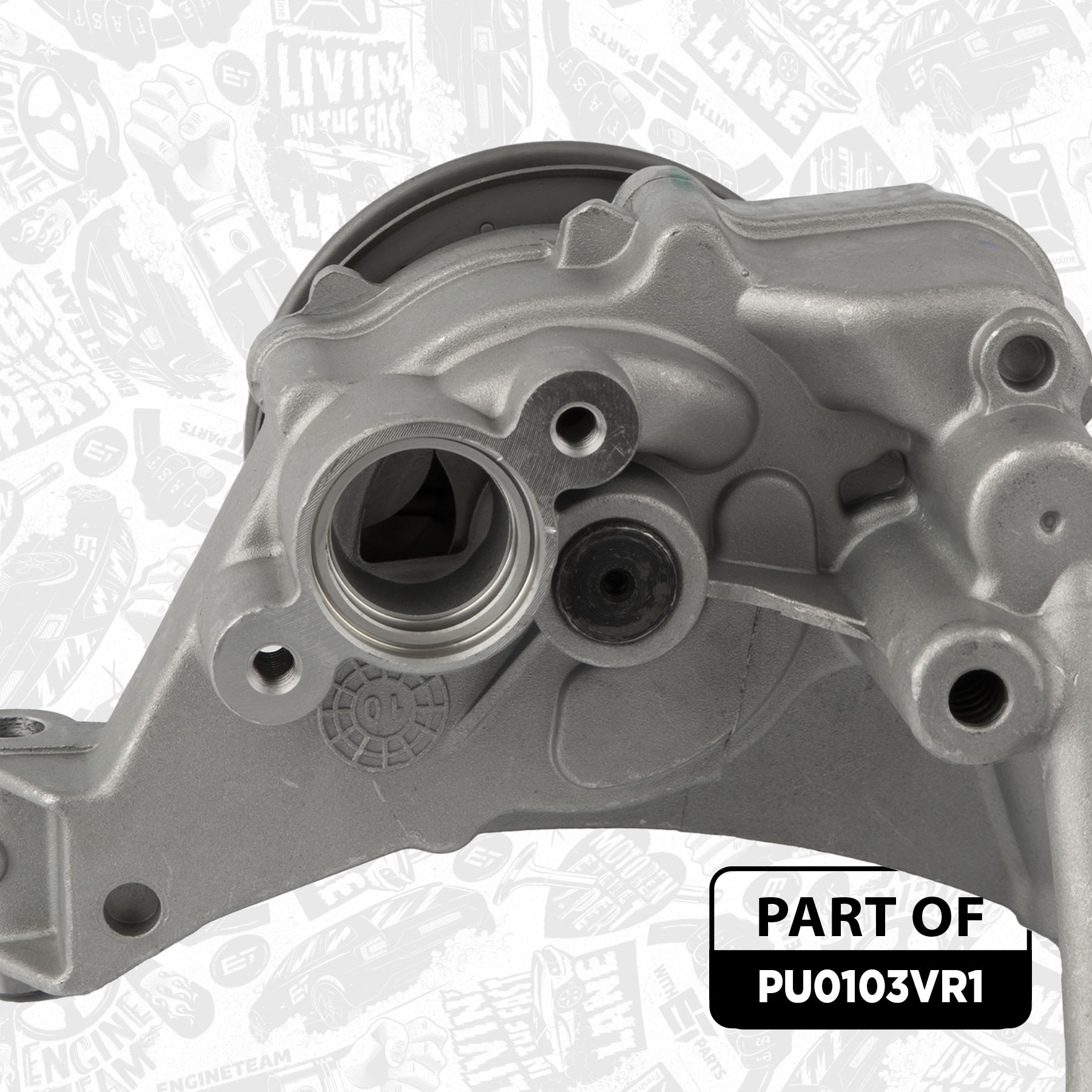 Oil Pump + timing belt - PU0103VR1 ET ENGINETEAM - 03L115105B ...