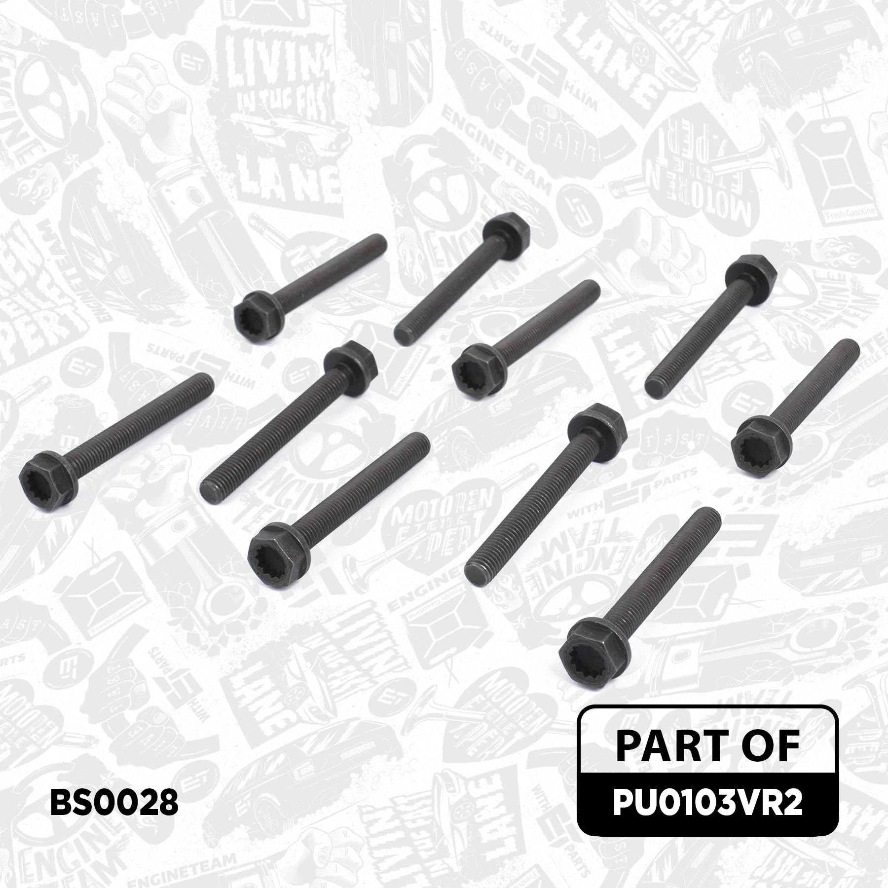 Oil Pump set - PU0103VR2 ET ENGINETEAM - 03L115105B, 03L115264A ...