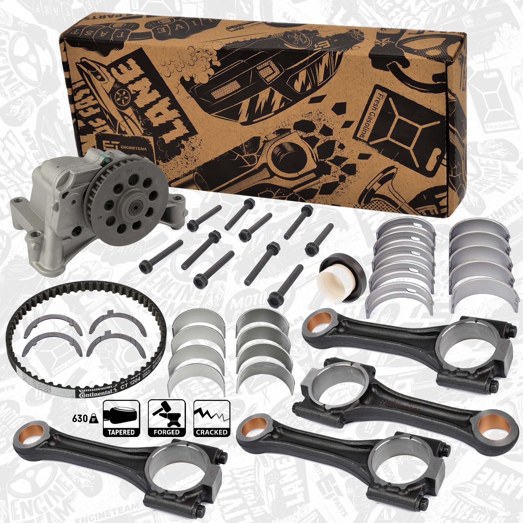 Oil Pump set - PU0103VR3 ET ENGINETEAM - 03L115105B, 03L115264A ...
