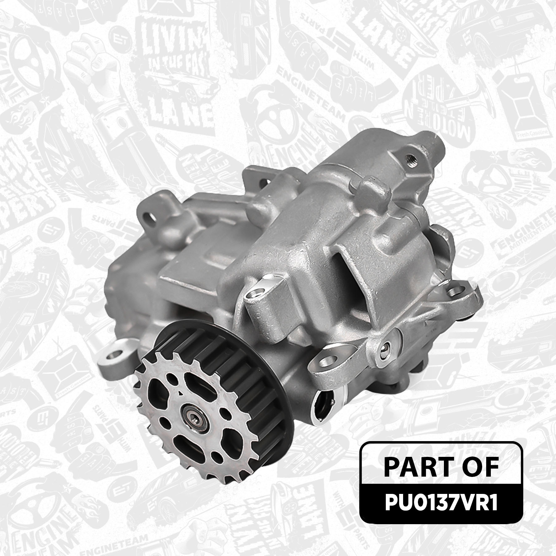 Oil Pump + timing Belt - PU0137VR1 ET ENGINETEAM - 2007926, 2039482 ...