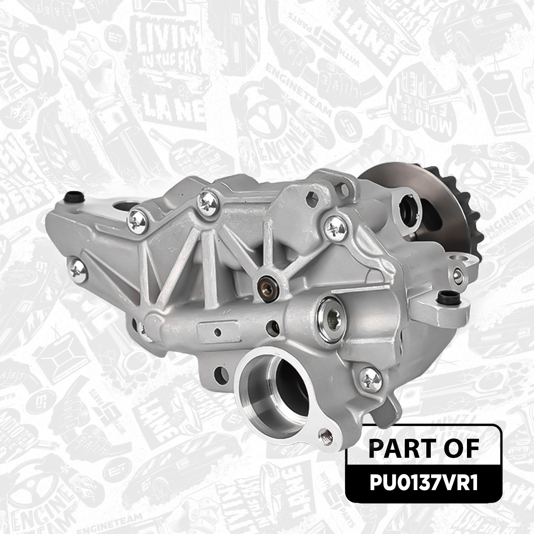 Oil Pump + timing Belt - PU0137VR1 ET ENGINETEAM - 2007926, 2039482 ...