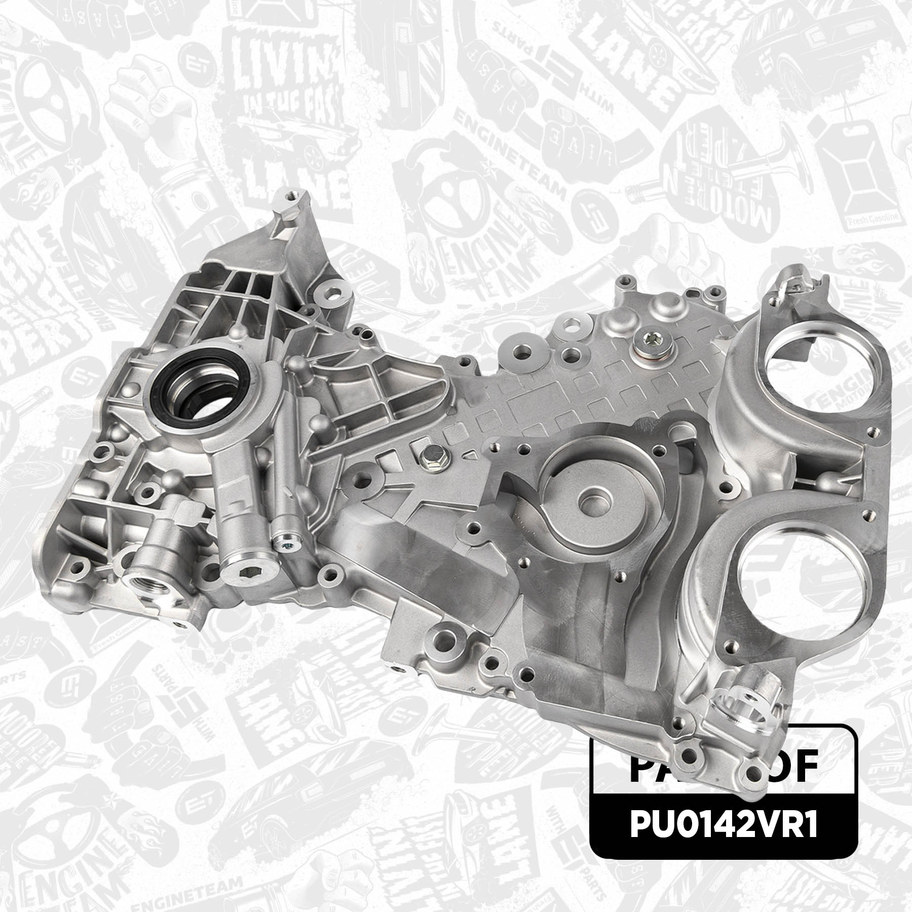 Oil pump 1,2/1,4 /with water pump+thermostat - PU0142VR1 ET ENGINETEAM ...
