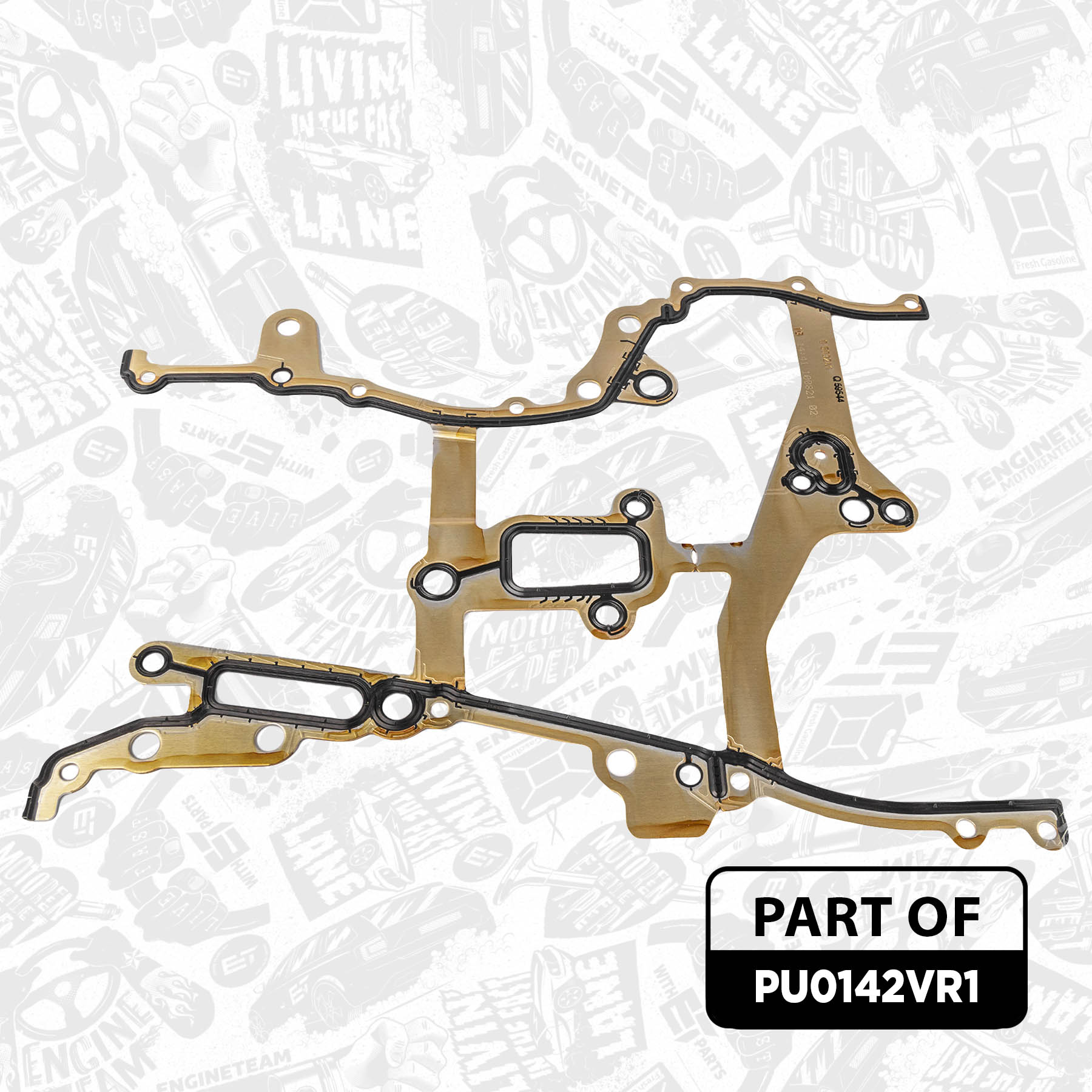 Oil pump 1,2/1,4 /with water pump+thermostat - PU0142VR1 ET ENGINETEAM ...