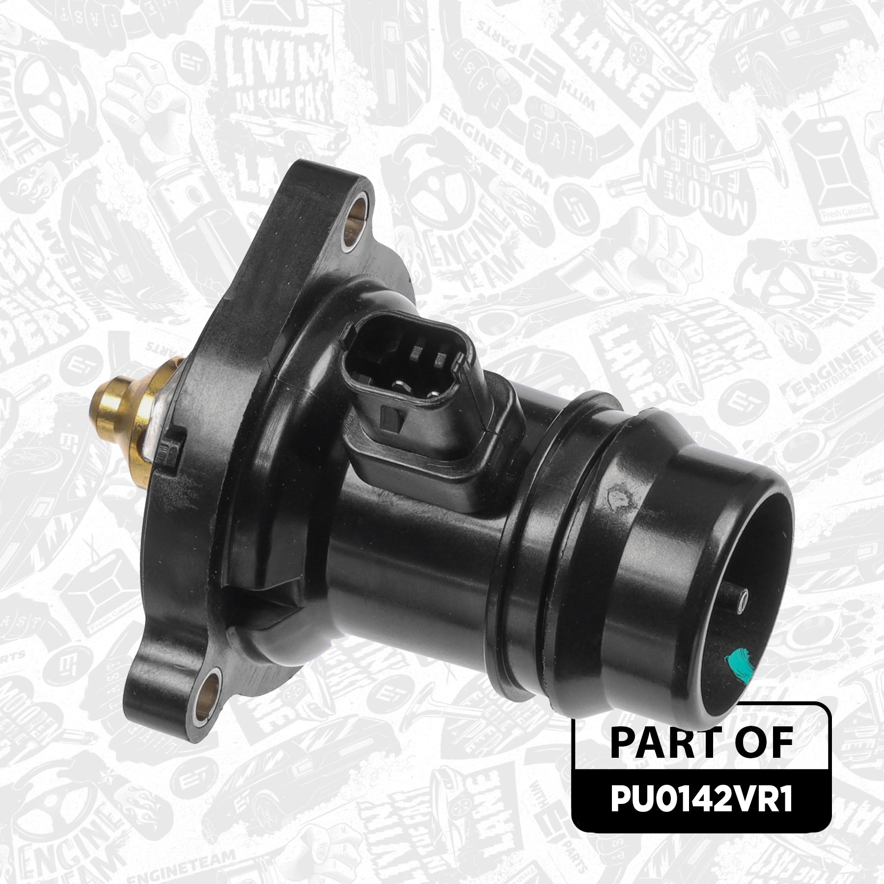 Oil pump 1,2/1,4 /with water pump+thermostat - PU0142VR1 ET ENGINETEAM ...