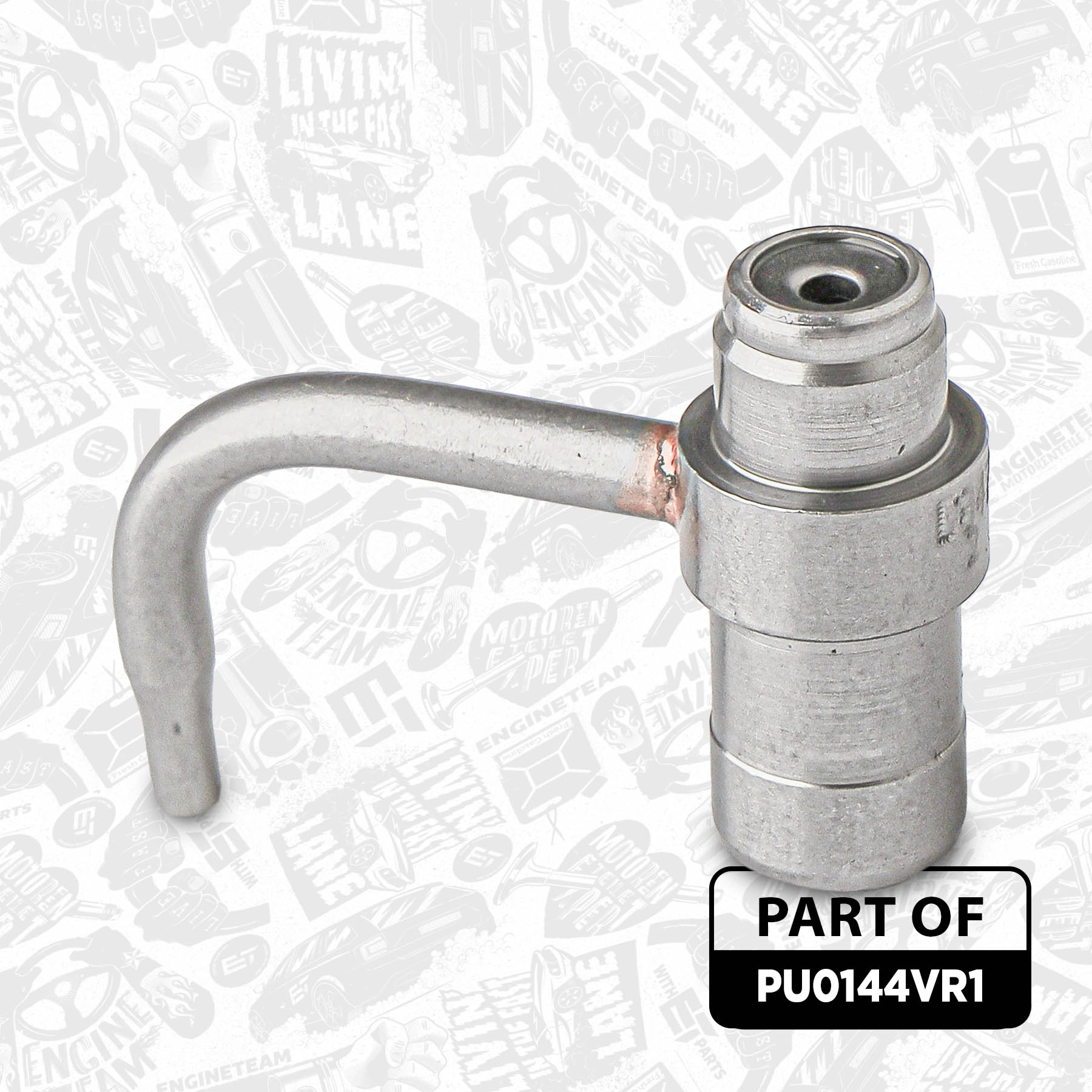 Oil Jet, piston underside cooling 4 pcs - PU0144VR1 ET ENGINETEAM ...