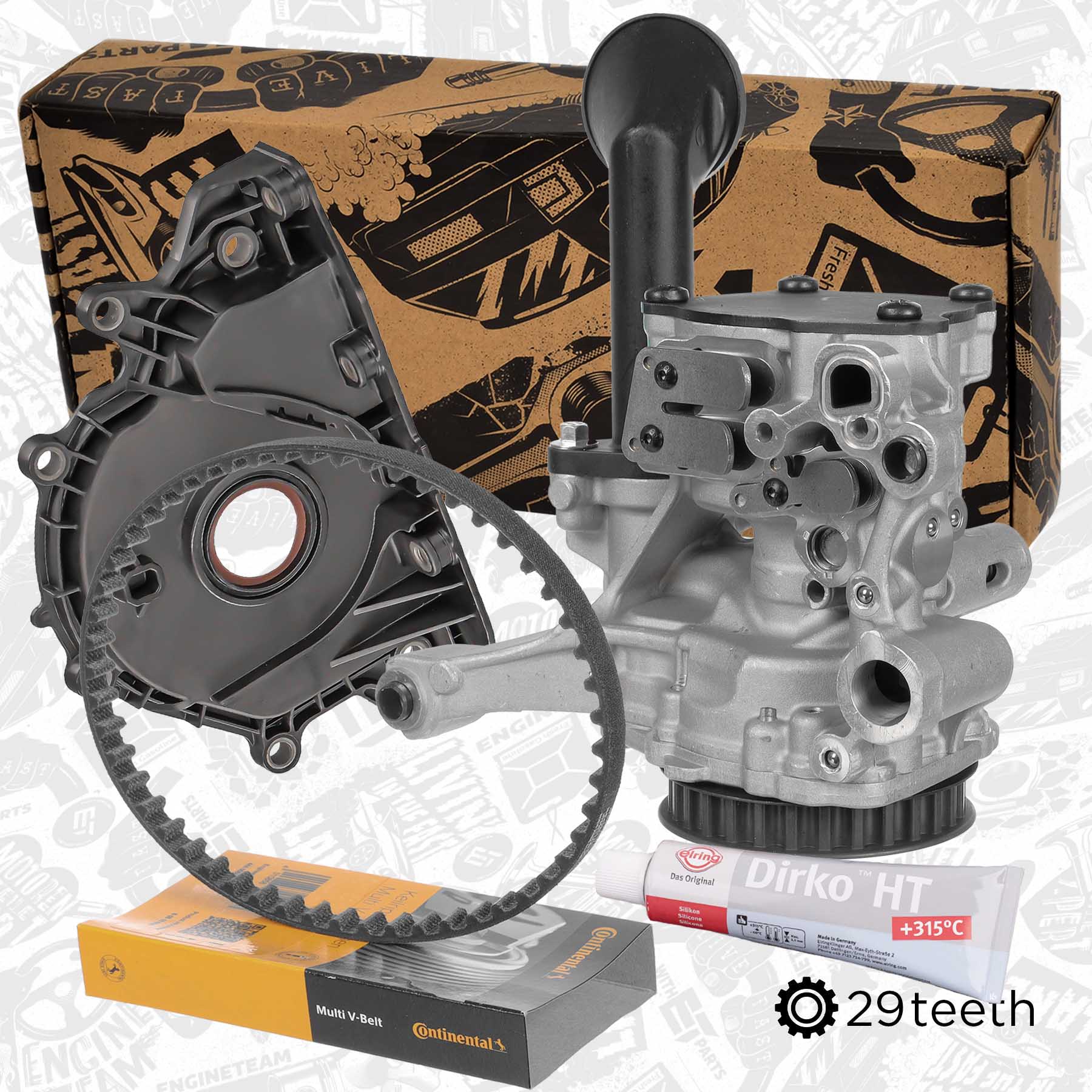 Oil Pump Set - PU0156VR2 ET ENGINETEAM - 04L145208AD, 04L145208P ...