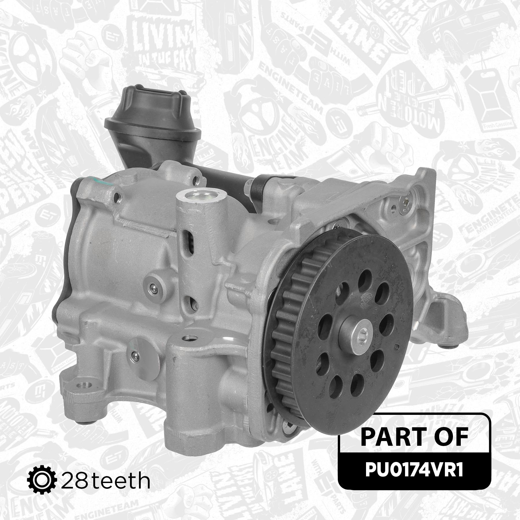 Vacuum Pump, braking system - PU0174VR1 ET ENGINETEAM - 04L145208D ...