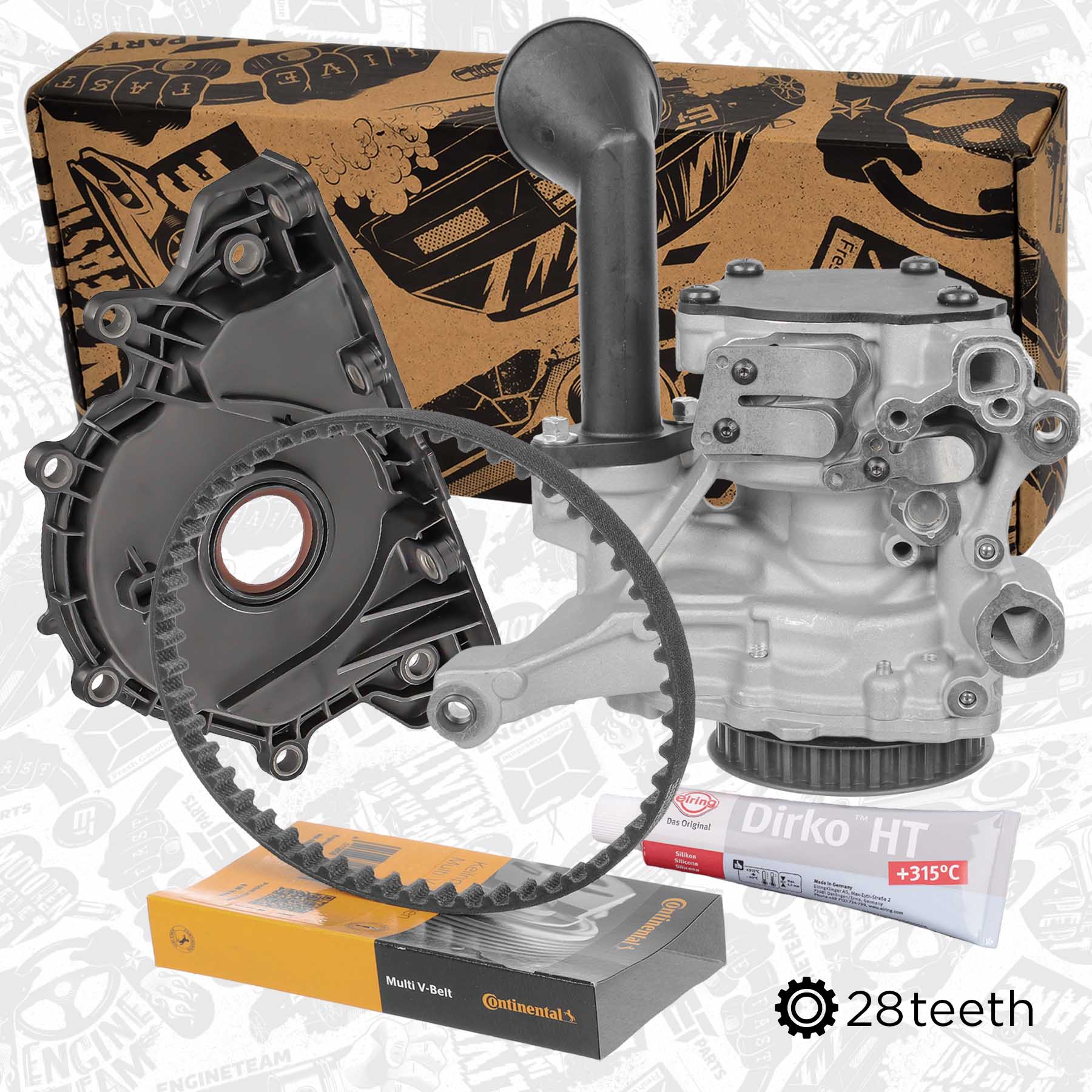 Oil Pump Set - PU0174VR2 ET ENGINETEAM - 04L145208D, 04L115264A ...