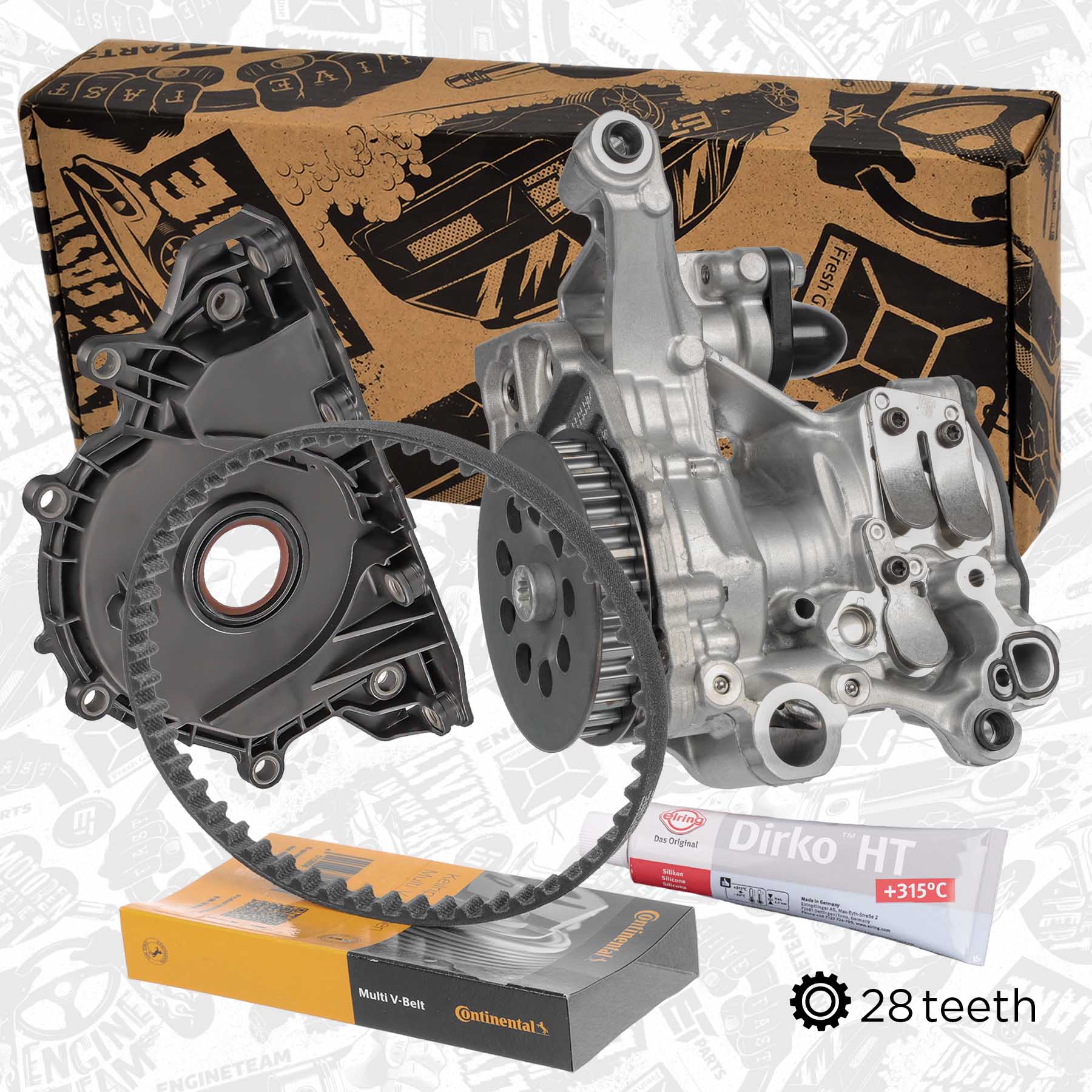 Oil Pump Set - PU0178VR2 ET ENGINETEAM - 04L145208E, 04L145208J ...