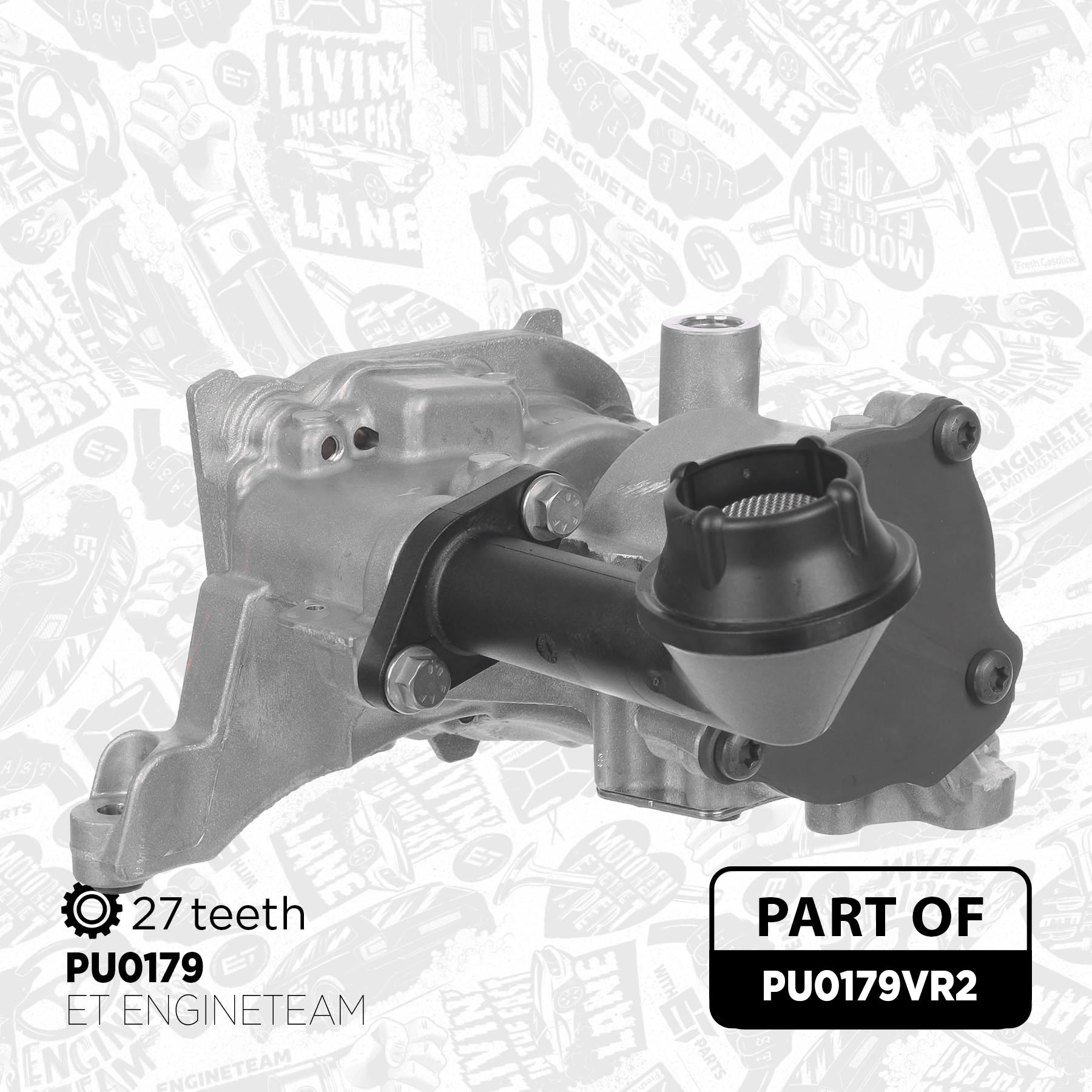 Oil Pump Set - PU0179VR2 ET ENGINETEAM - 04L145208S, 04L115264A ...