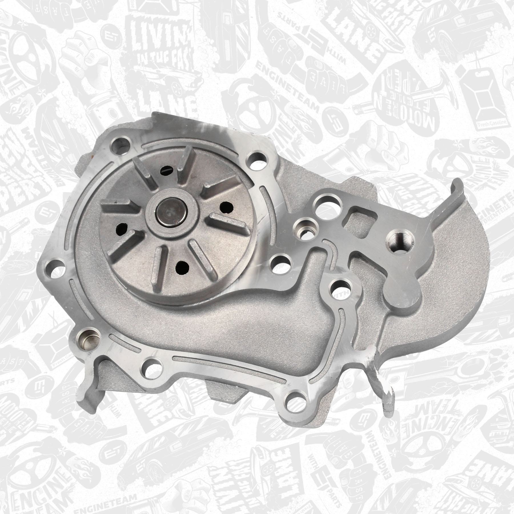 Water Pump, engine cooling - PW0007 ET ENGINETEAM - 7701478018 ...