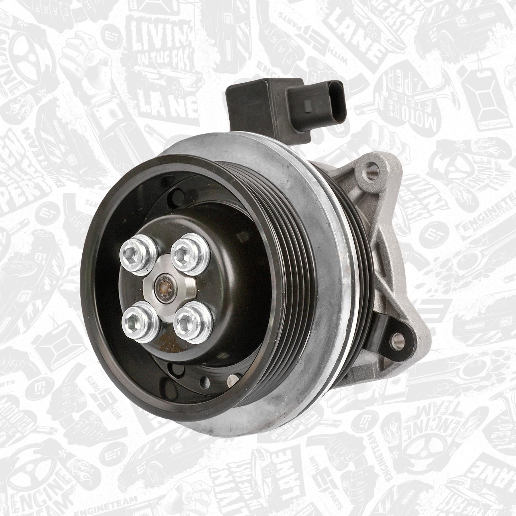 Water Pump + V-ribbed Belt Kit - PW0010 ET ENGINETEAM - 03C121004D ...