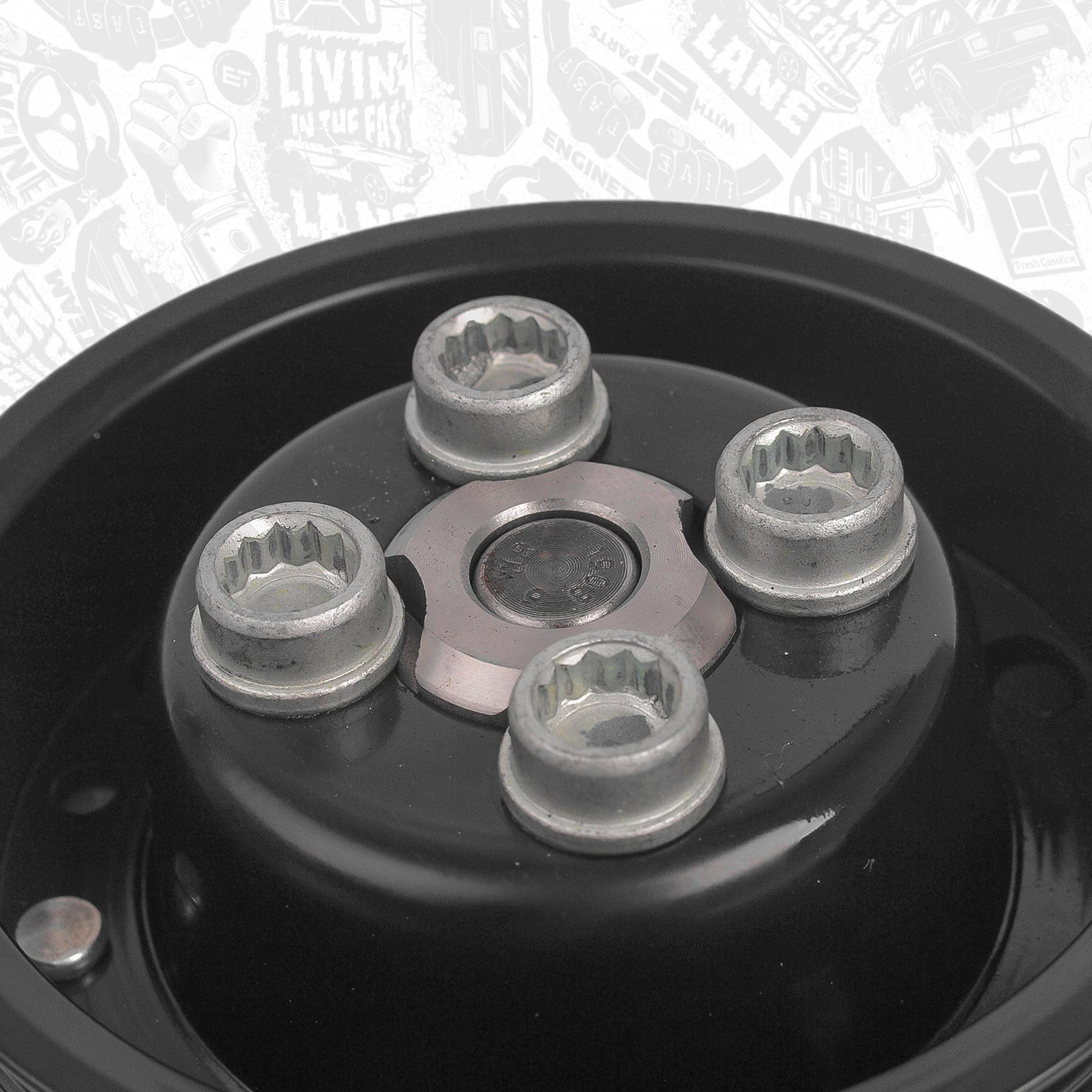 Water Pump + V-ribbed Belt Kit - PW0010 ET ENGINETEAM - 03C121004D ...