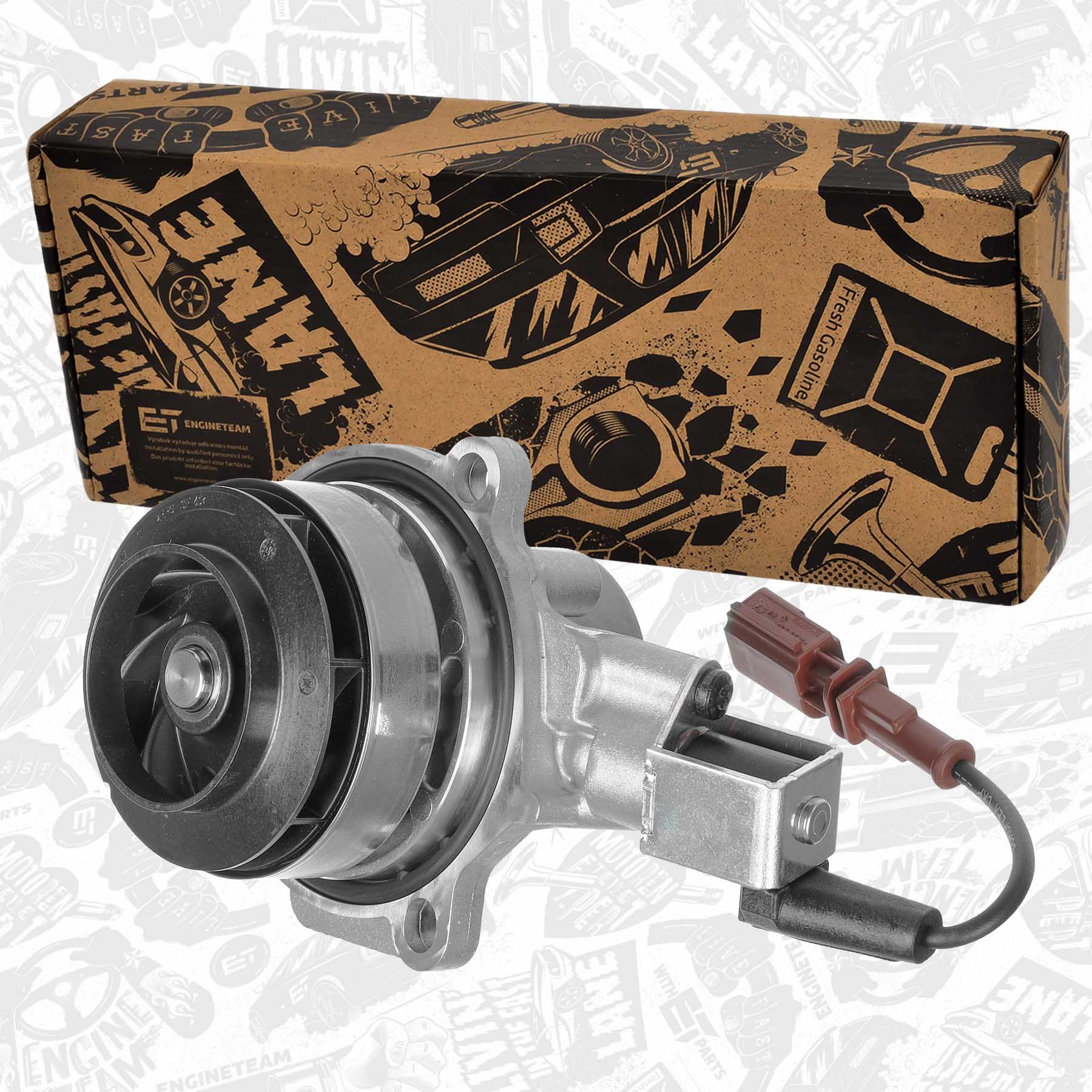Water Pump, engine cooling - PW0011 ET ENGINETEAM - 04L121011 ...