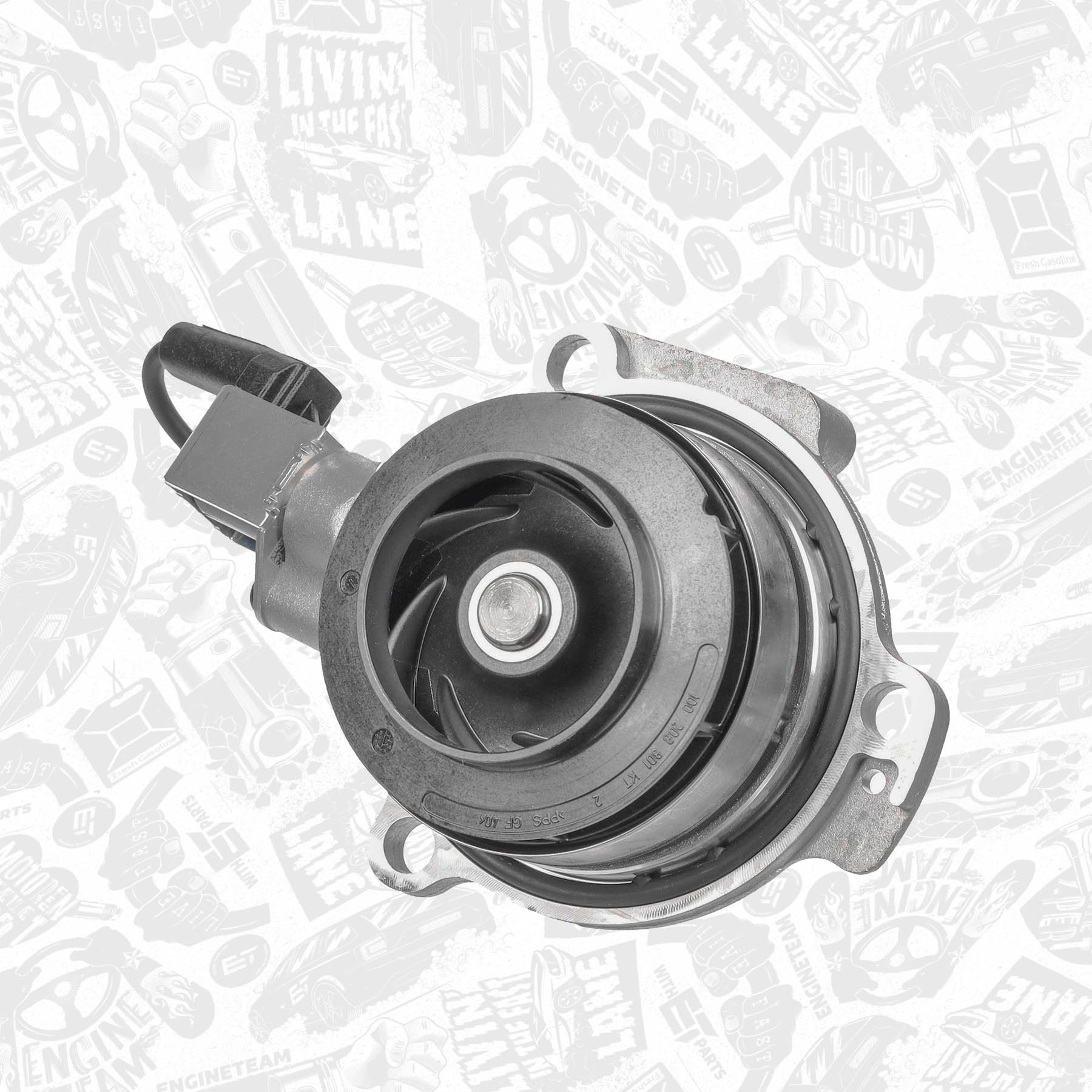 Water Pump, engine cooling - PW0011 ET ENGINETEAM - 04L121011 ...