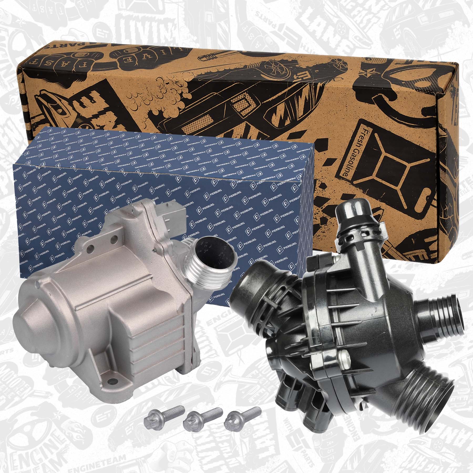 Water Pump + thermostat - PW0014VR1 ET ENGINETEAM - 11517563659 ...