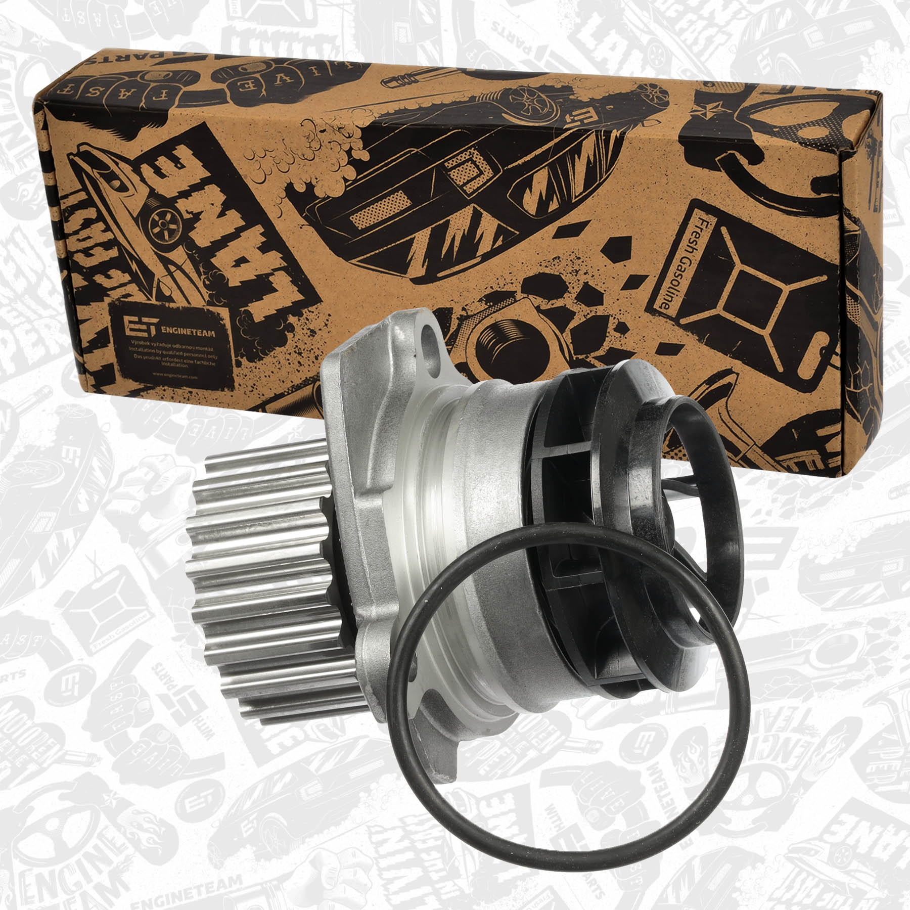 Water Pump, engine cooling - PW0019 ET ENGINETEAM - 03L121011H ...