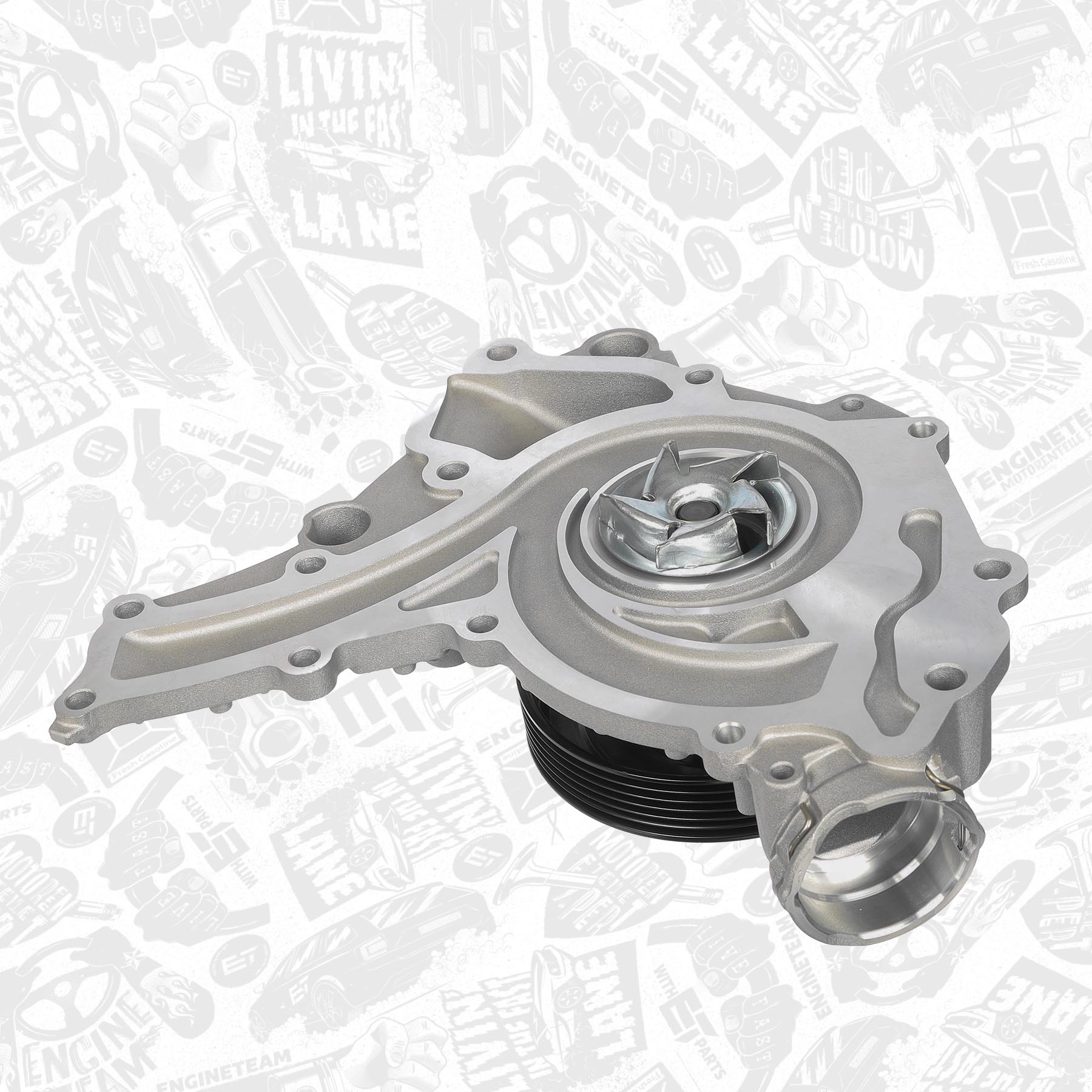 Water Pump, engine cooling - PW0038 ET ENGINETEAM - 2722000401 ...