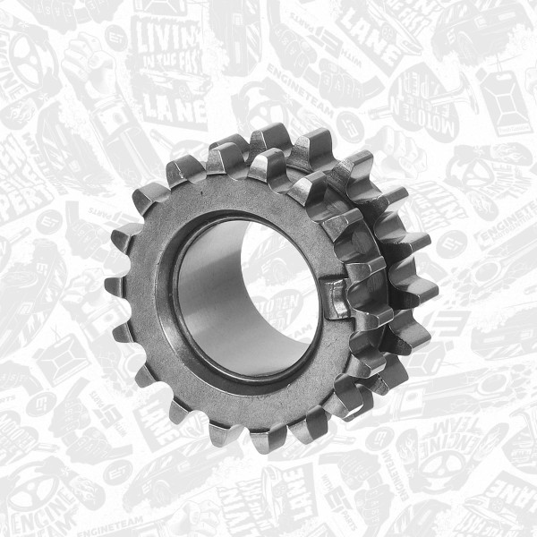 Gear, crankshaft, 18/18 teeth - RG0001 ET ENGINETEAM - 03C105209AQ ...