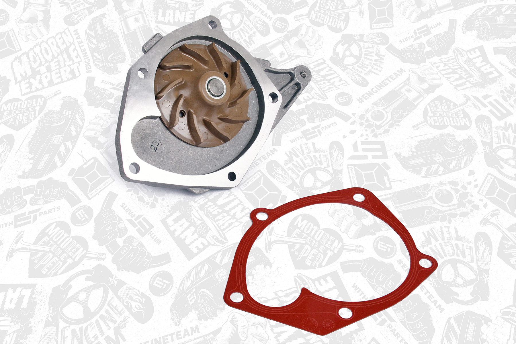 Water Pump & Timing Belt Kit - RM0009 ET ENGINETEAM - 7701477028 ...