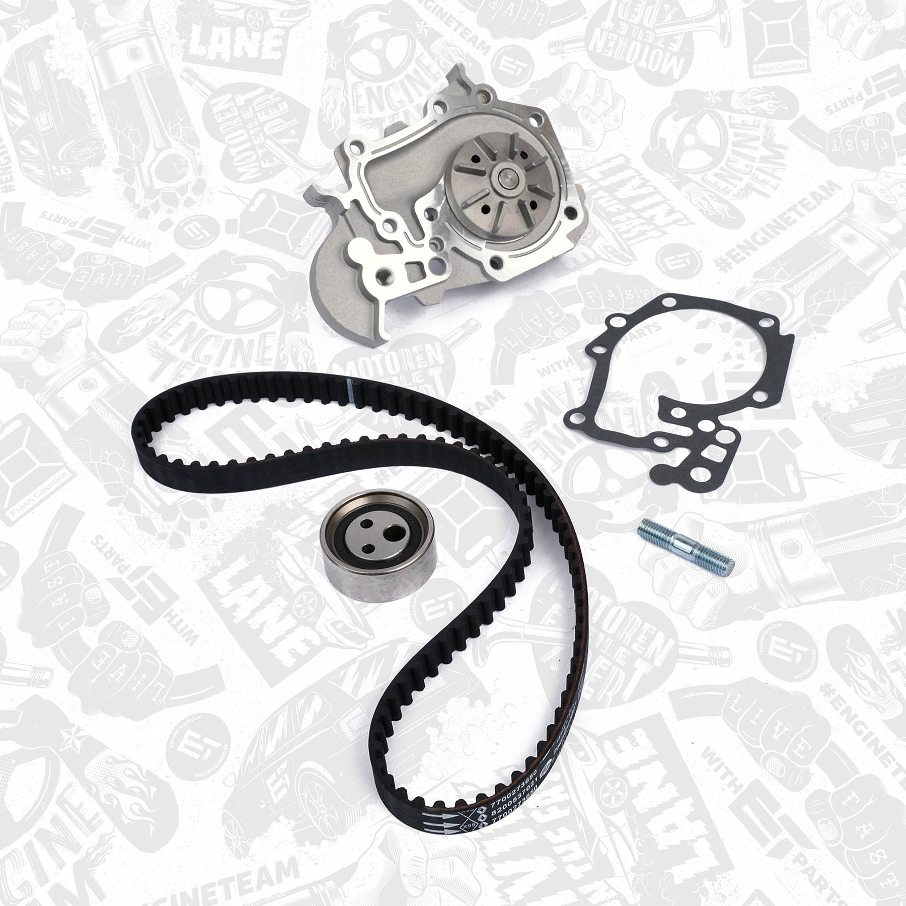 Water Pump & Timing Belt Kit - RM0015 ET ENGINETEAM - 6001543859 ...
