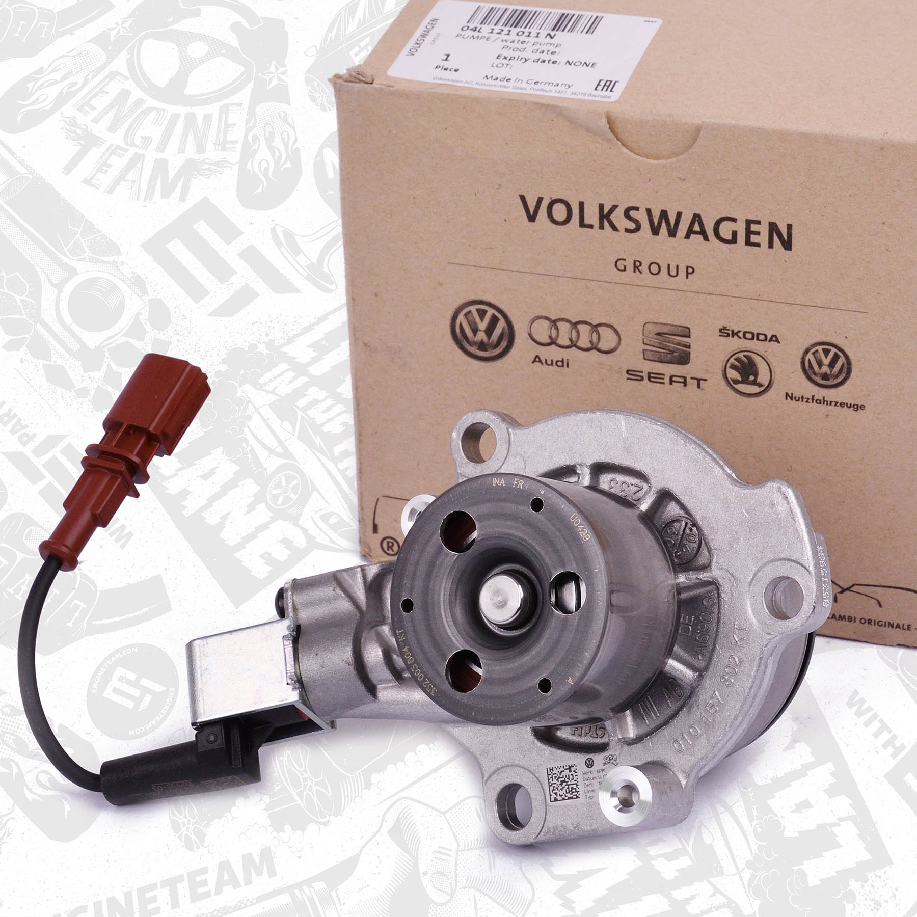 Wasserpumpe + Zahnriemensatz - RM0016GE ET ENGINETEAM - 03L198119G ...