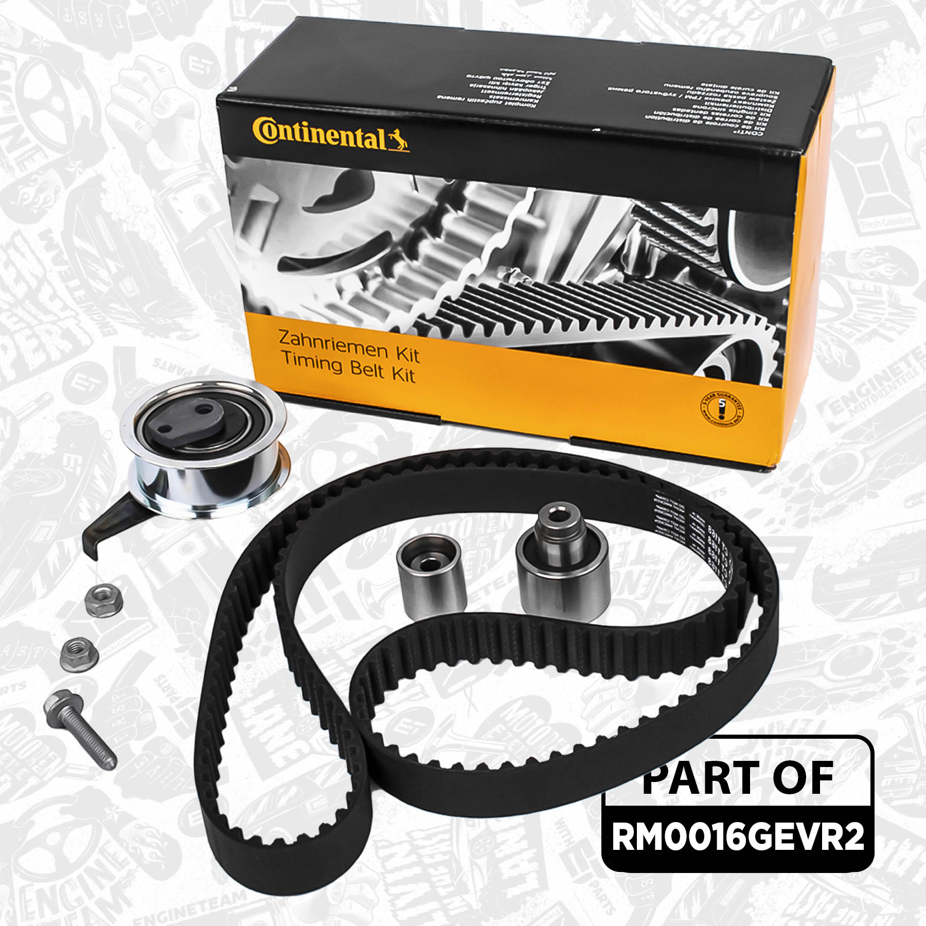 Water Pump & Timing Belt Kit - RM0016GEVR2 ET ENGINETEAM - 03L198119G ...