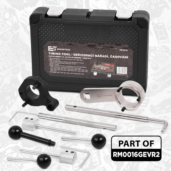 Water Pump & Timing Belt Kit - RM0016GEVR2 ET ENGINETEAM - 03L198119G ...