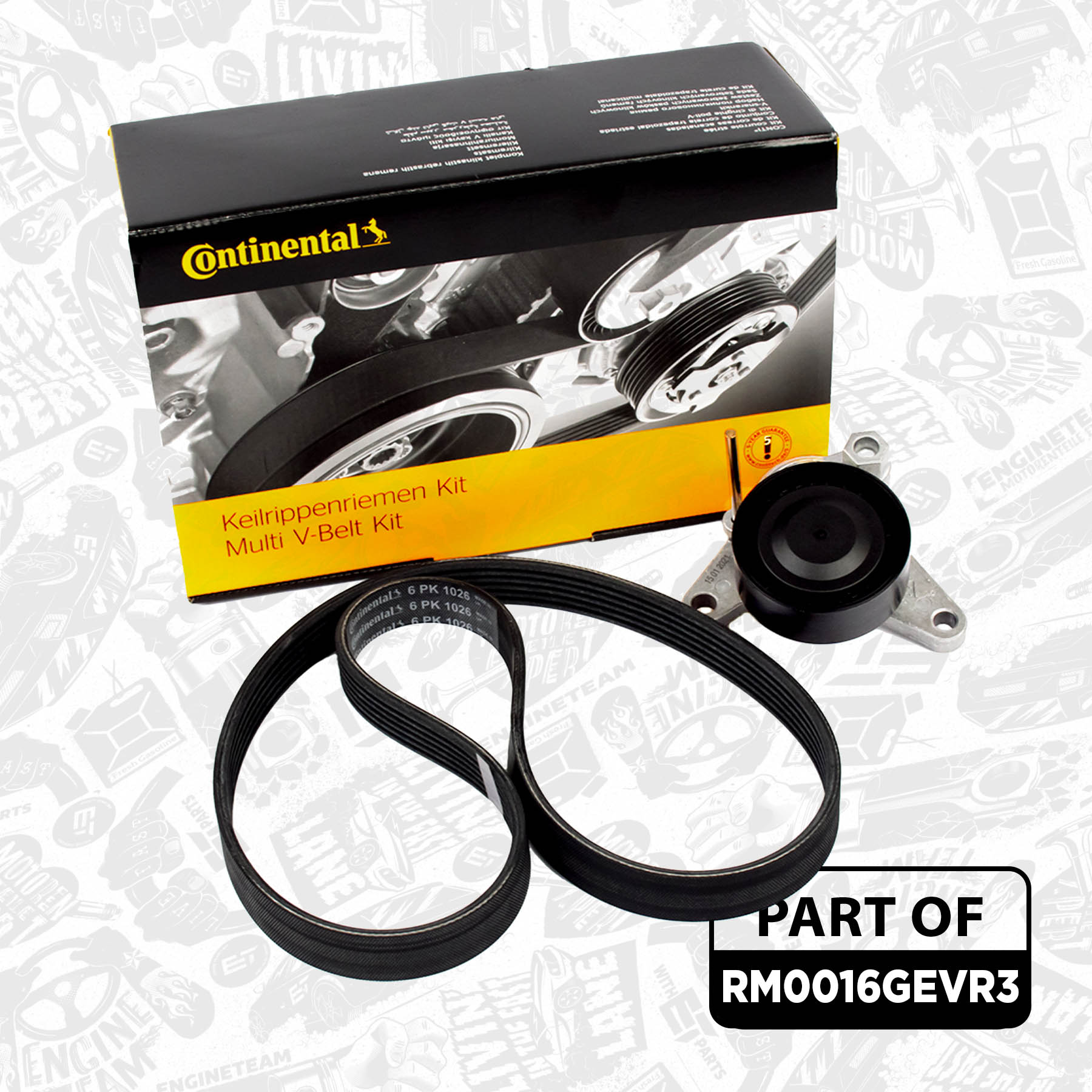 Water Pump & Timing Belt Kit - RM0016GEVR3 ET ENGINETEAM - 04L260849D ...