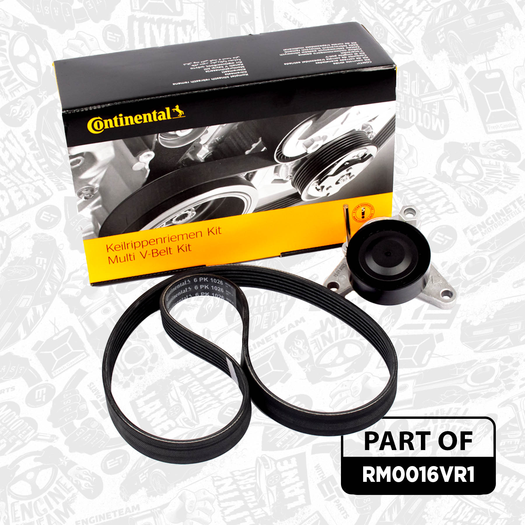 Water Pump & Timing Belt Kit - RM0016VR1 ET ENGINETEAM - 04L260849D ...