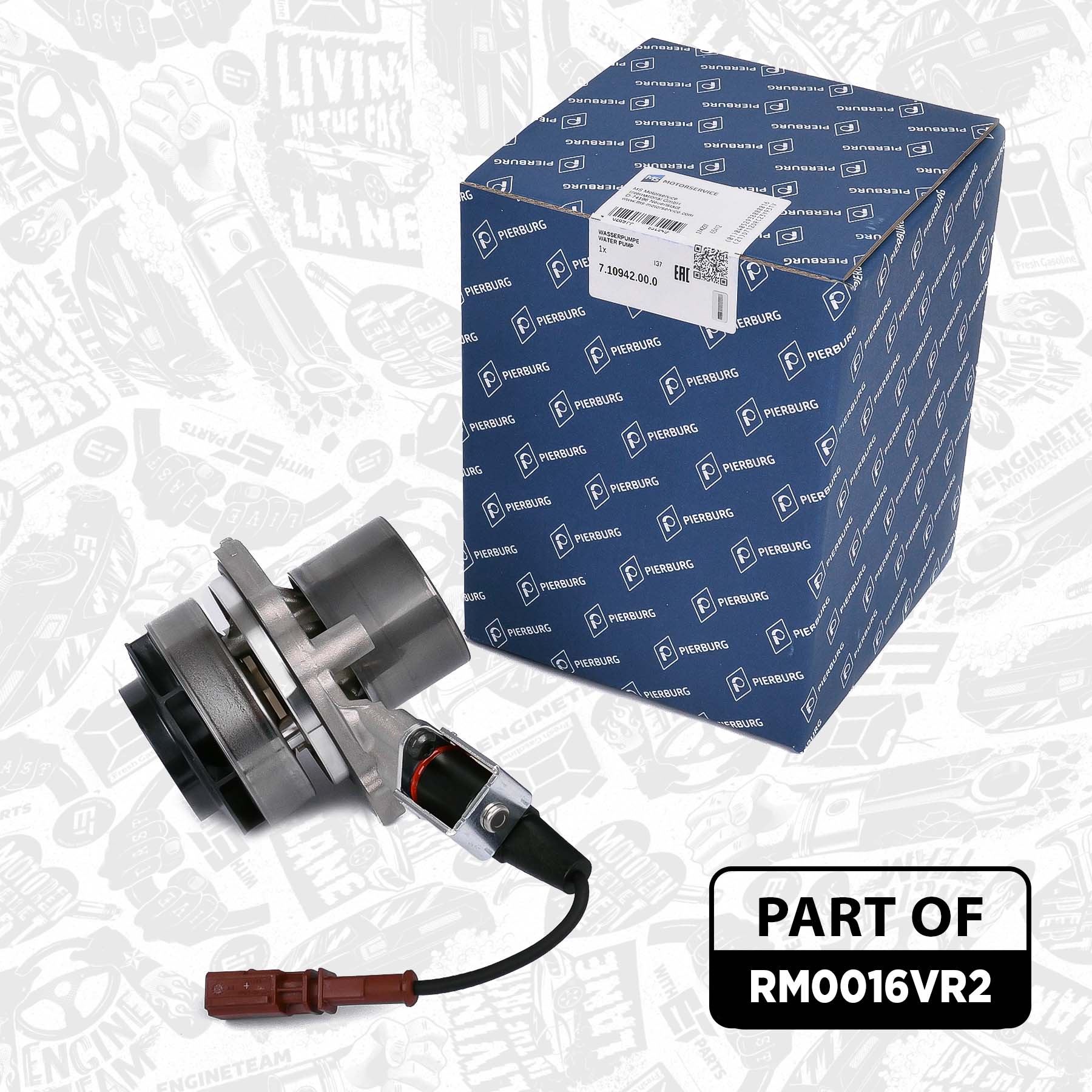 Water Pump & Timing Belt Kit - RM0016VR2 ET ENGINETEAM - 03L198119G ...