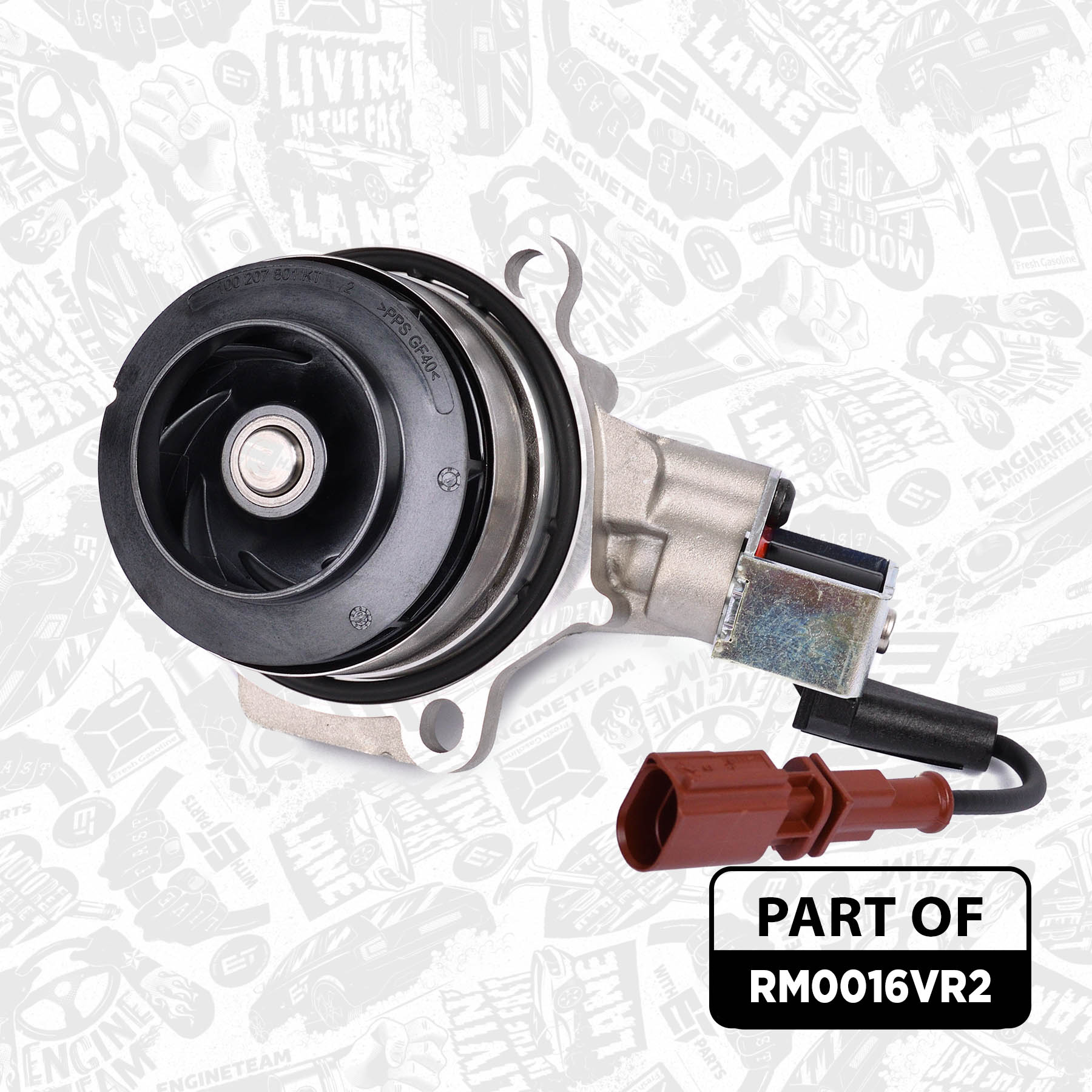 Water Pump & Timing Belt Kit - RM0016VR2 ET ENGINETEAM - 03L198119G ...