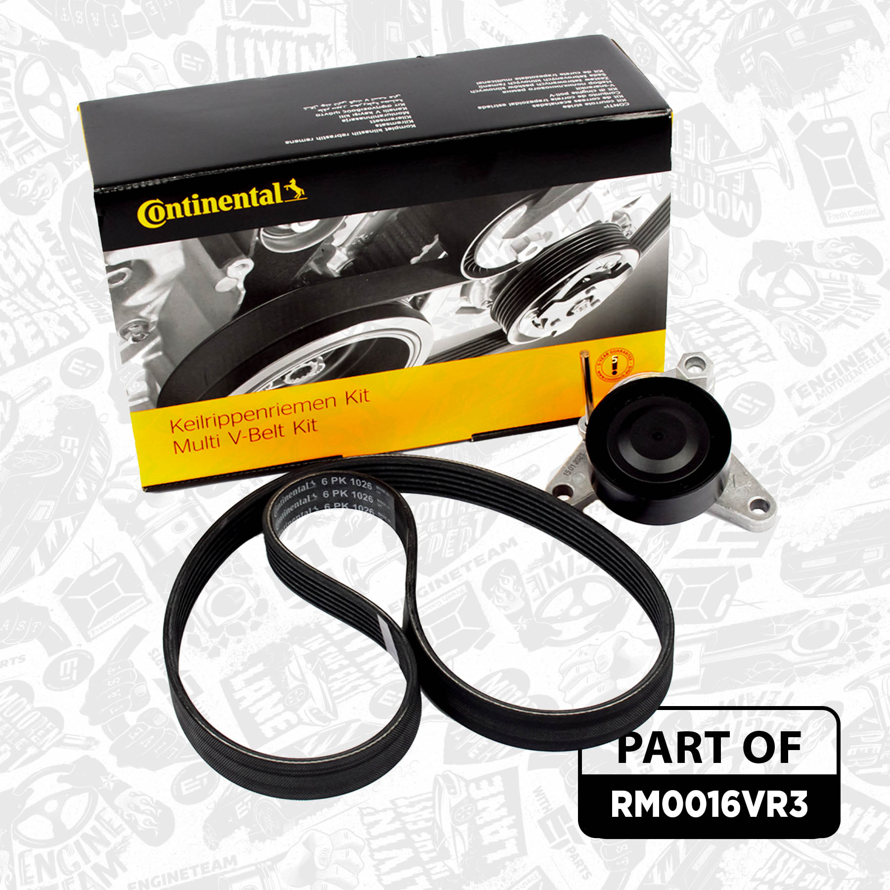 Water Pump & Timing Belt Kit - RM0016VR3 ET ENGINETEAM - 04L260849D ...