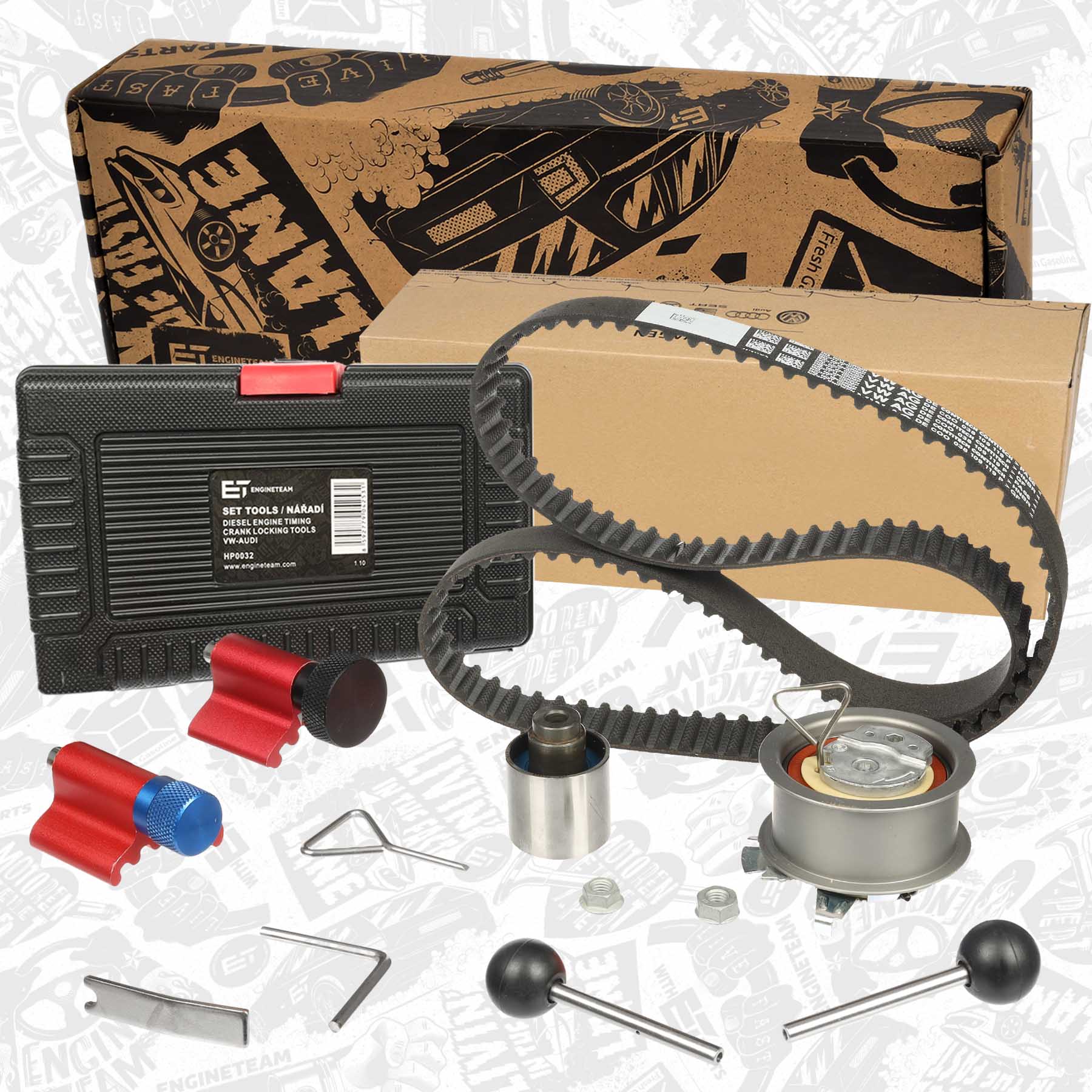 Timing Belt Kit - RM0019VR3 ET ENGINETEAM - 038198119A, 038198119C ...