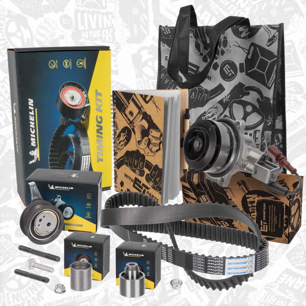 Water Pump & Timing Belt Kit - RM0041 ET ENGINETEAM - 03L198119G ...