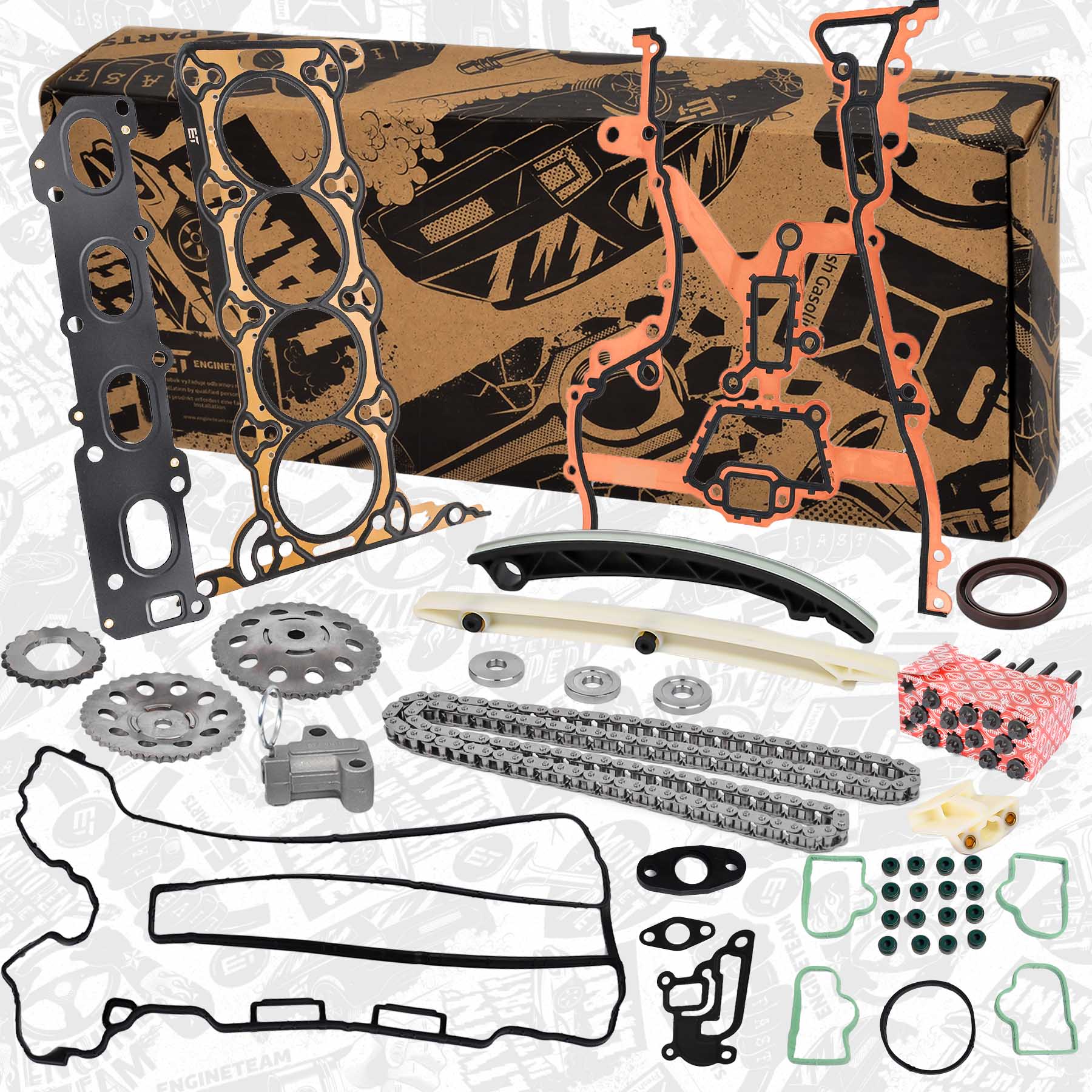 Timing Chain Kit - RS0008VR4 ET ENGINETEAM - 11140-84E50, 1606278 ...