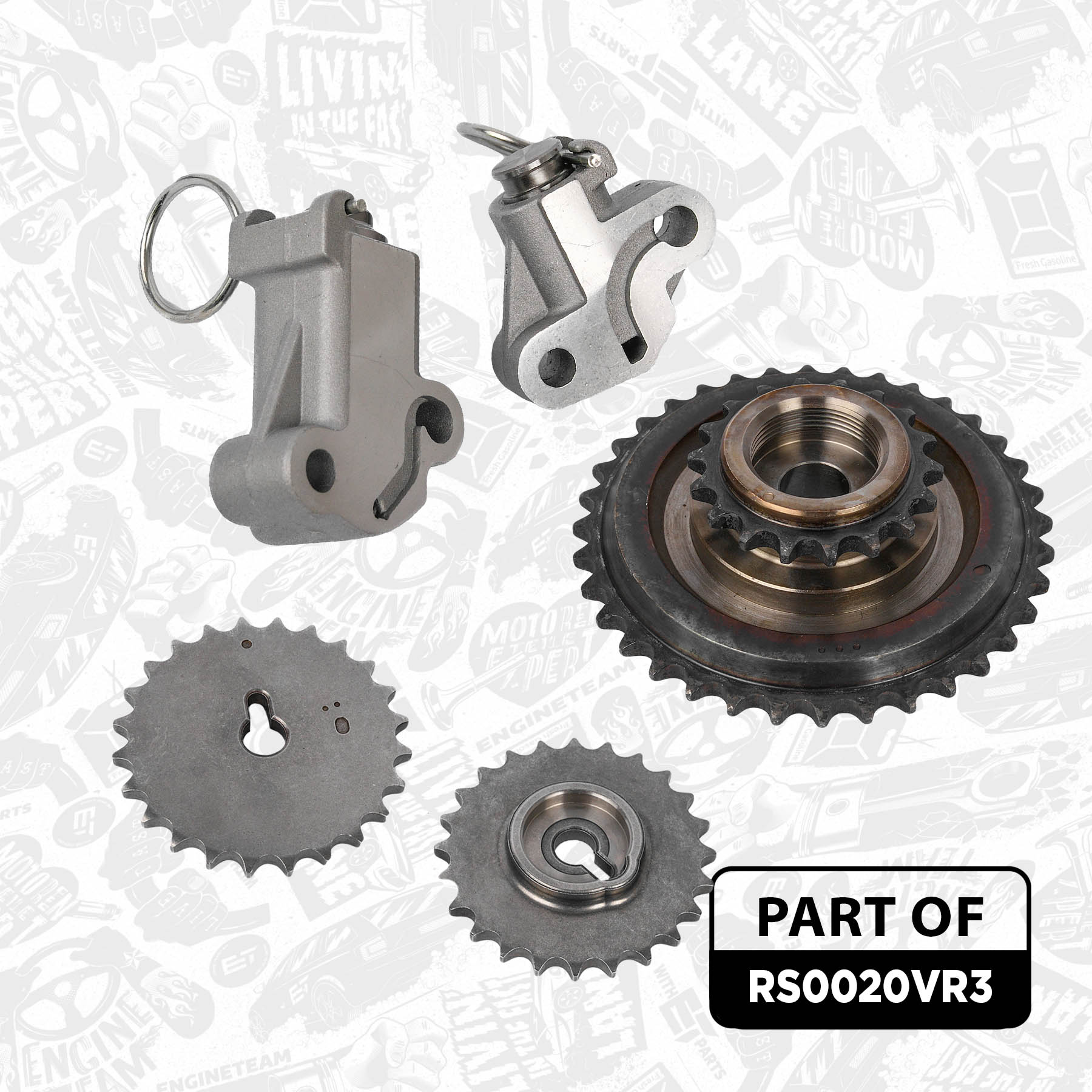 Timing Chain Kit - RS0020VR3 ET ENGINETEAM - 21350-2A703, 243512A000 ...