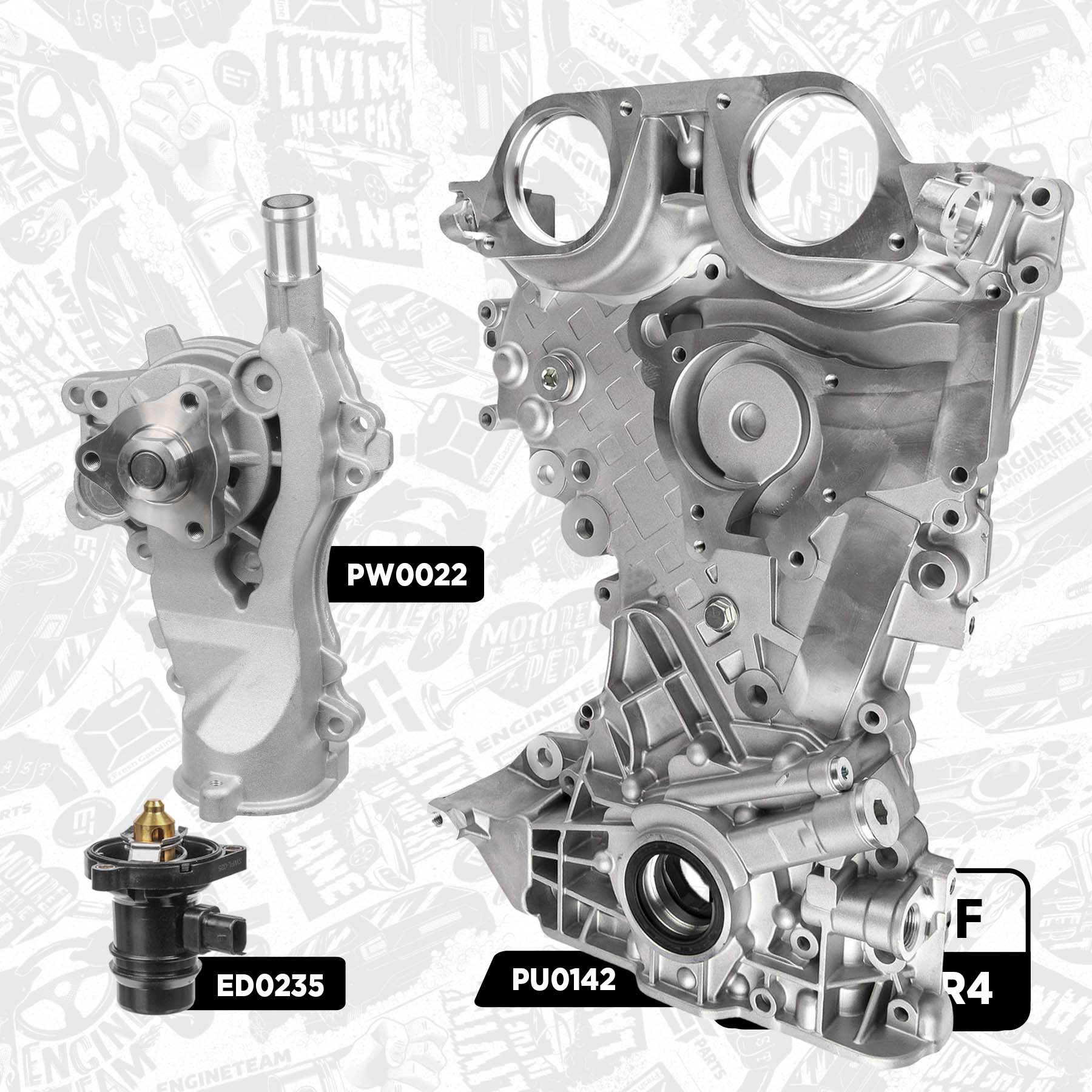 Timing Chain Kit - RS0030VR4 ET ENGINETEAM - 055593033, 5636360 ...